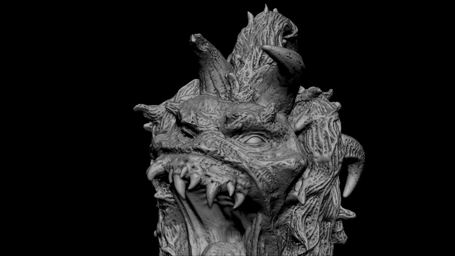 3D PRINTABLE MALEBOLGIA SEVERED HEAD AND ANGELA SPAWN SWORD 3D model 3D ...