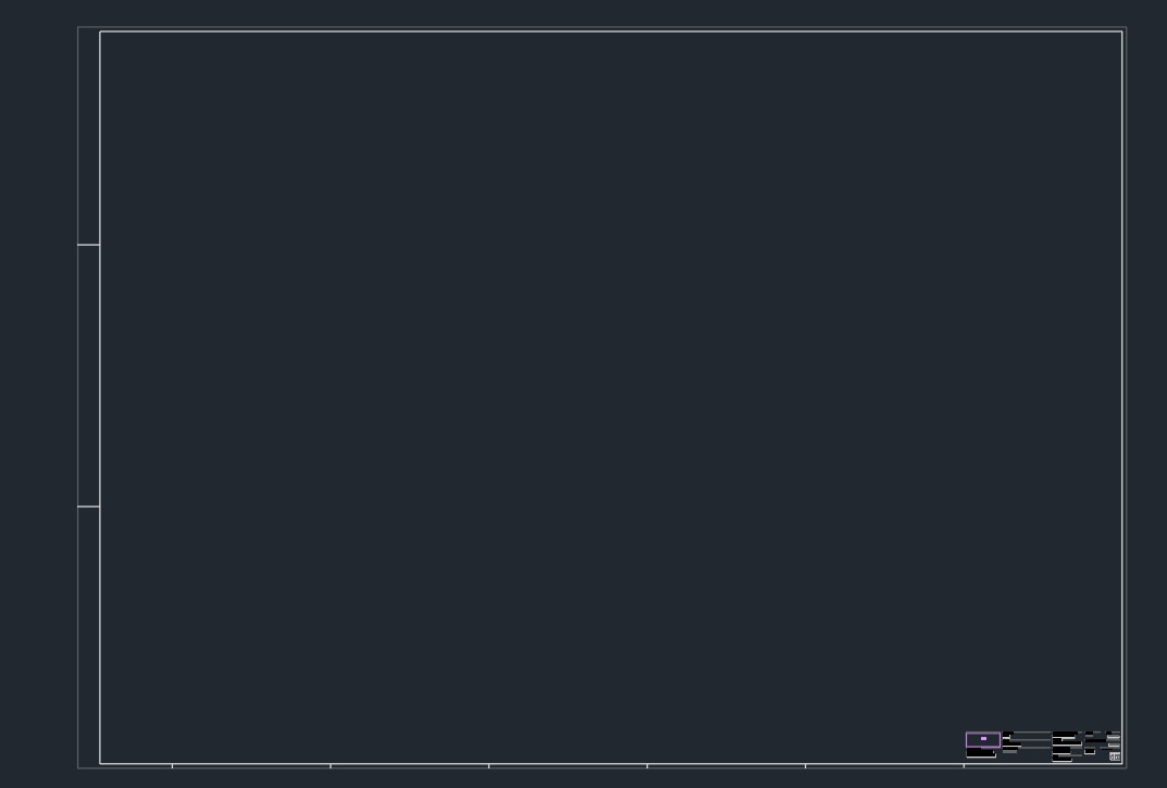 Dynamic AutoCAD Layout Block with Adjustable Sizes - A4 to A0 3D model ...