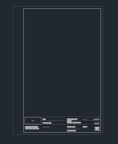Dynamic AutoCAD Layout Block with Adjustable Sizes - A4 to A0 3D model ...