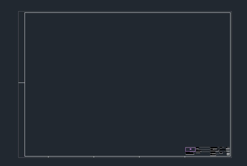Dynamic AutoCAD Layout Block with Adjustable Sizes - A4 to A0 3D model ...