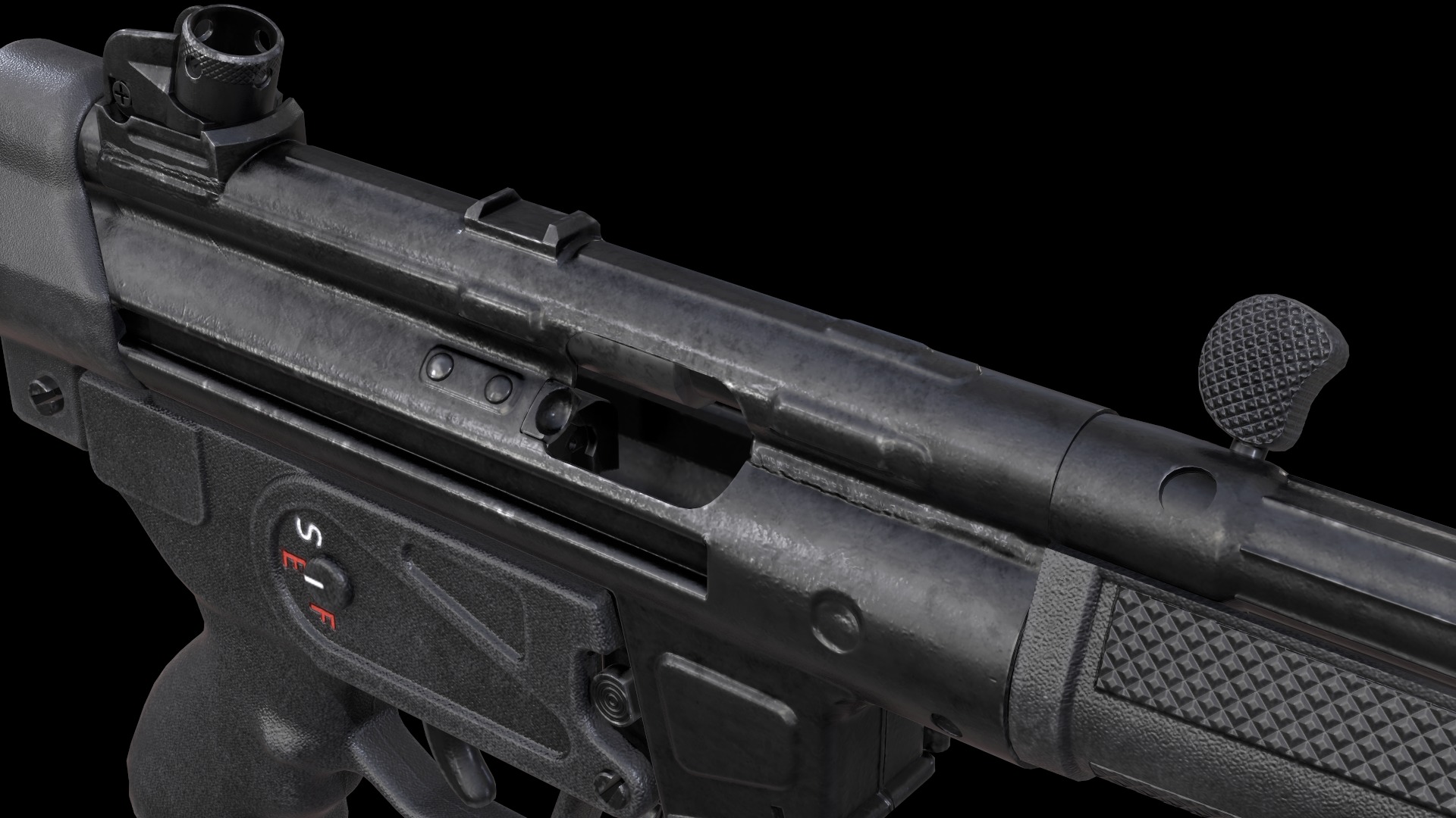 3D model MP5A1 MP5SD1 with Silencer Scope Mount Rail Grip VR / AR / low-poly | CGTrader