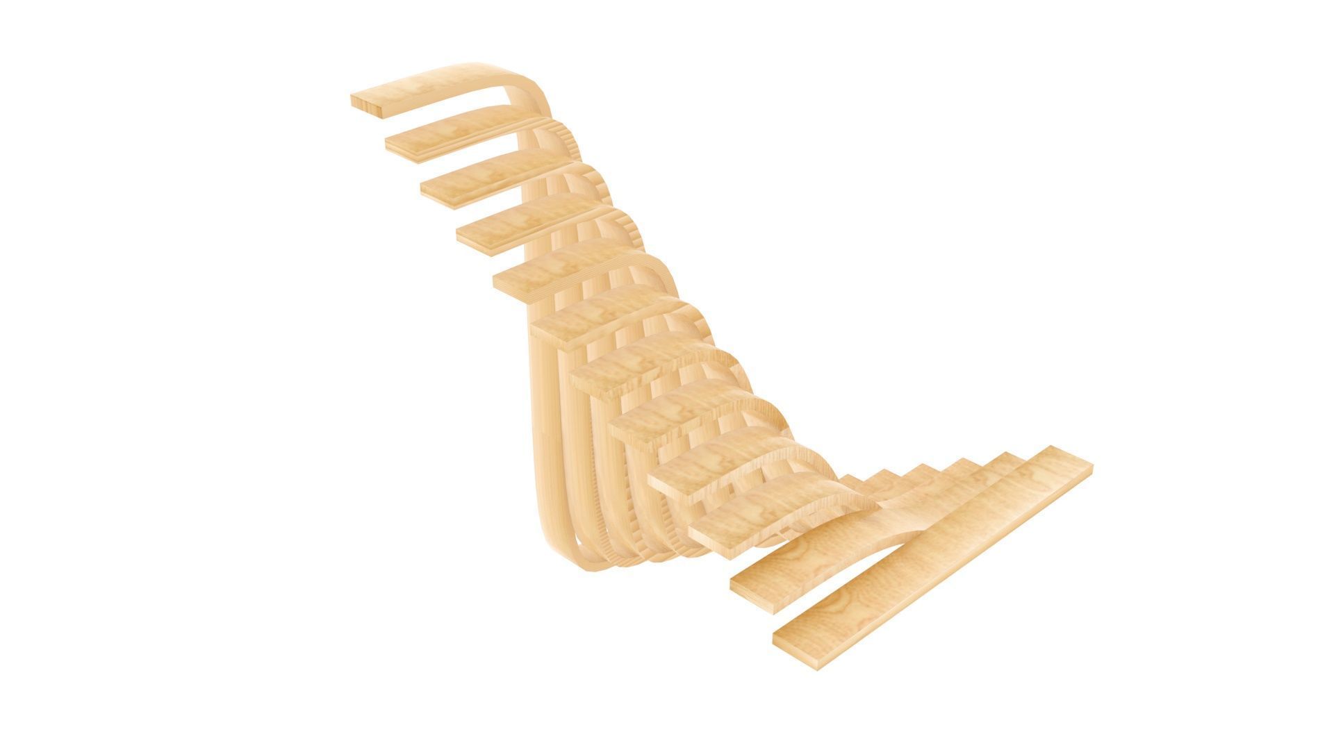 Parametric Stairs 3D model | CGTrader