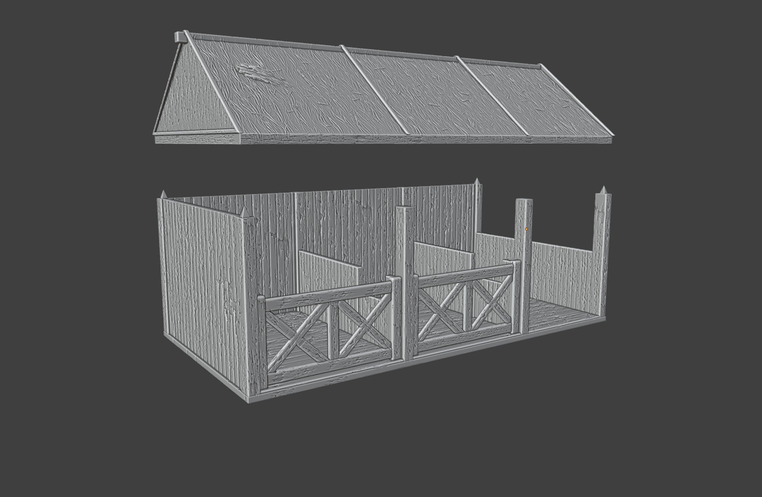The stall 3D model 3D printable | CGTrader