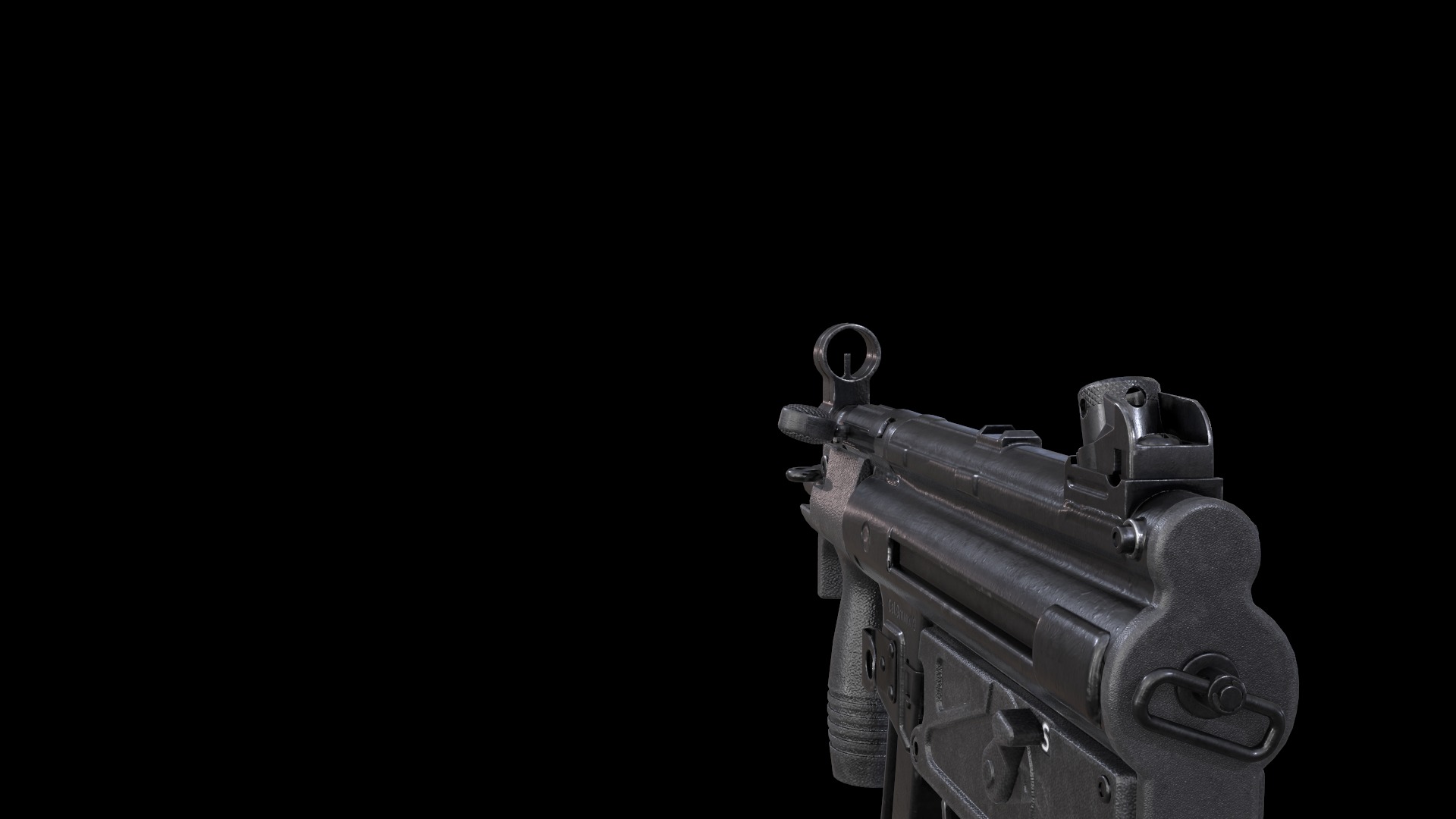 3D model MP5K MP5KN with Scope Mount VR / AR / low-poly | CGTrader