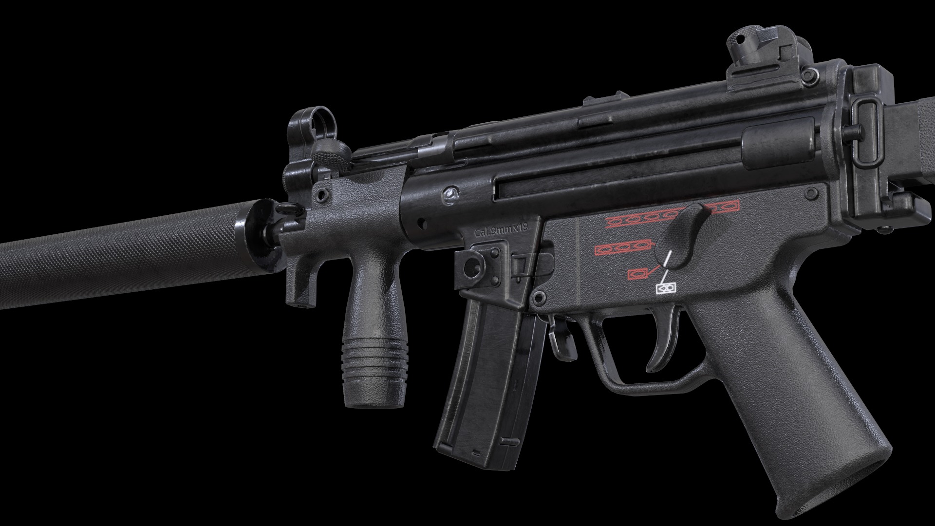 3D Model Collection MP5 Ultimate Pack VR / AR / low-poly | CGTrader