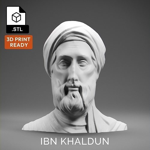 Ibn Khaldun 3D model 3D printable | CGTrader