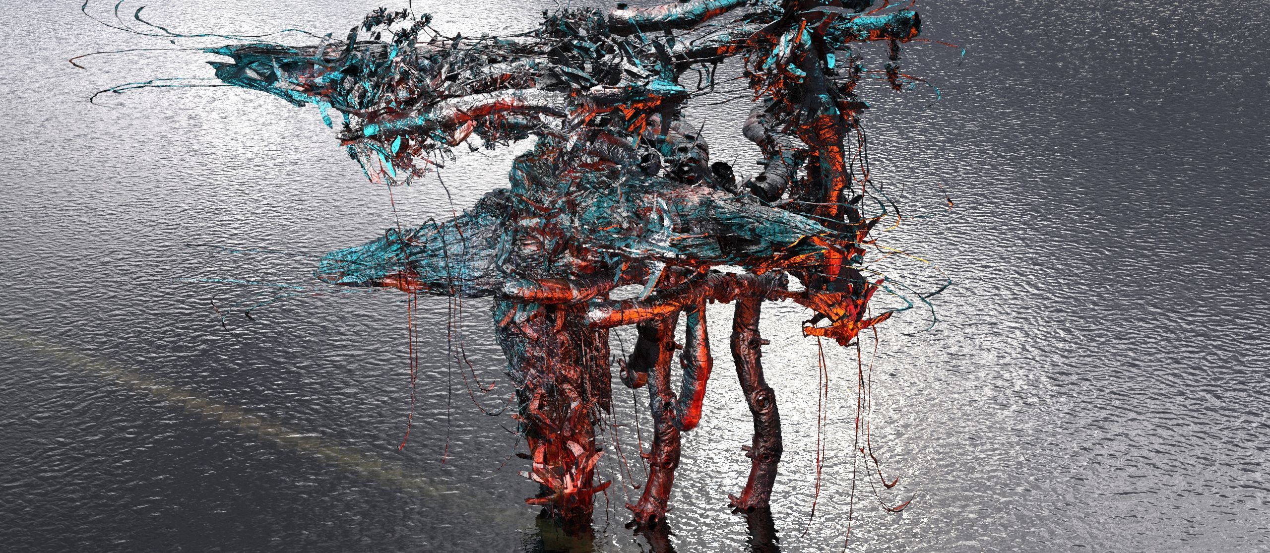 Deep ocean leviathan monster station 3D model | CGTrader