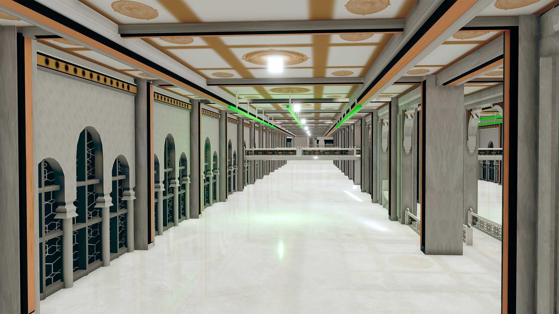3D model Safa Marwa Interior - Hajj and Umrah VR / AR / low-poly | CGTrader
