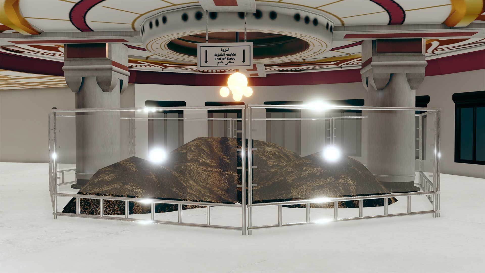 3D model Safa Marwa Interior - Hajj and Umrah VR / AR / low-poly | CGTrader