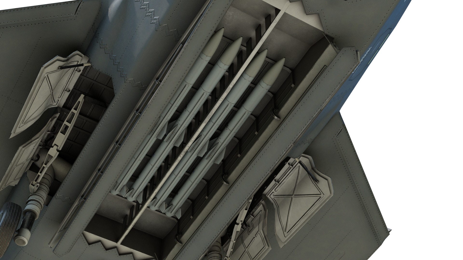 3D model Shenyang J35 F35 gyrfalcon Fighter J-35 stealth aircraft VR ...