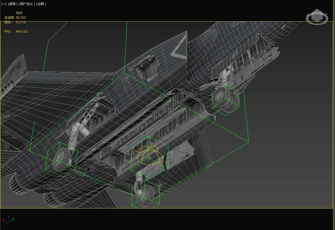 3D model Shenyang J35 F35 gyrfalcon Fighter J-35 stealth aircraft VR ...