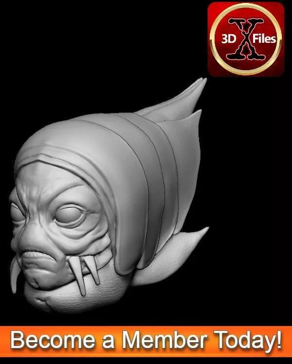 Star wars Head sculpt - Pyke Syndicate Leader - Action Figure 3D model ...