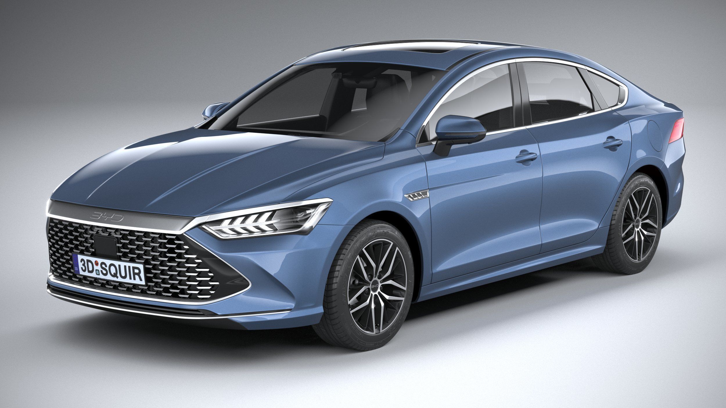 BYD Qin Plus 2024 3D model | CGTrader