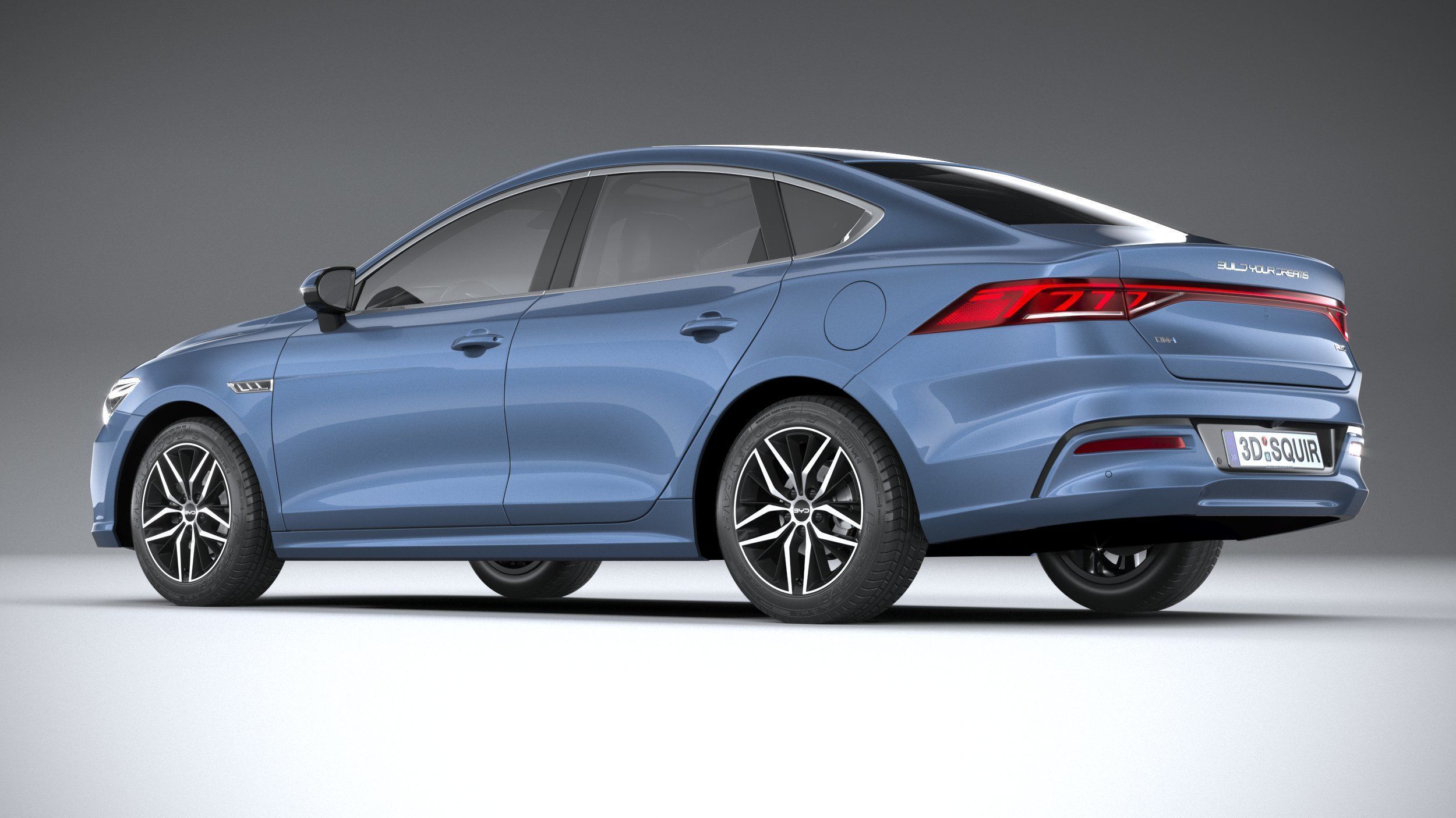 BYD Qin Plus 2024 3D model | CGTrader