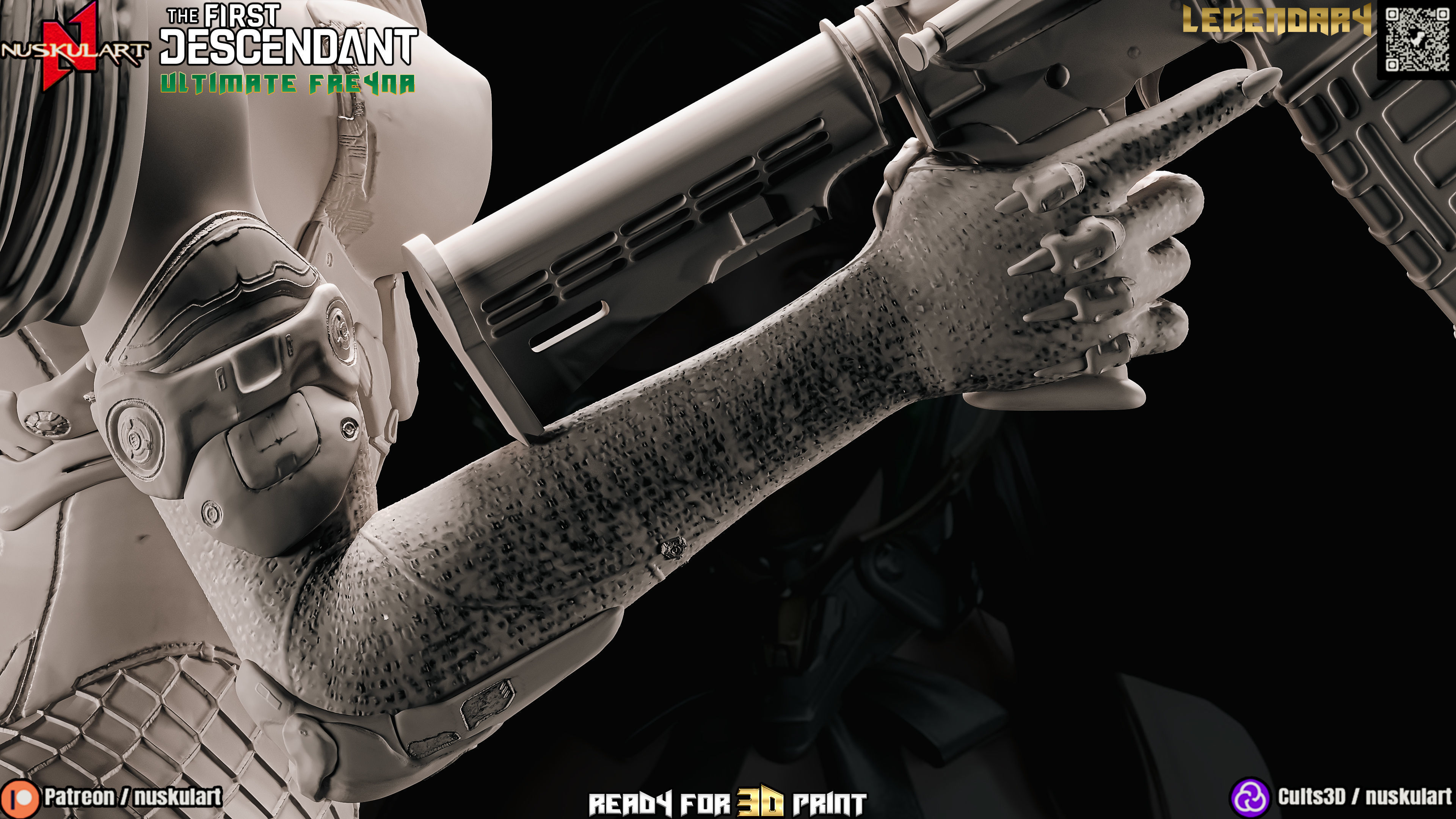 Ultimate Freyna - The First Descendant - 3D Printing Stl Figure 3D ...