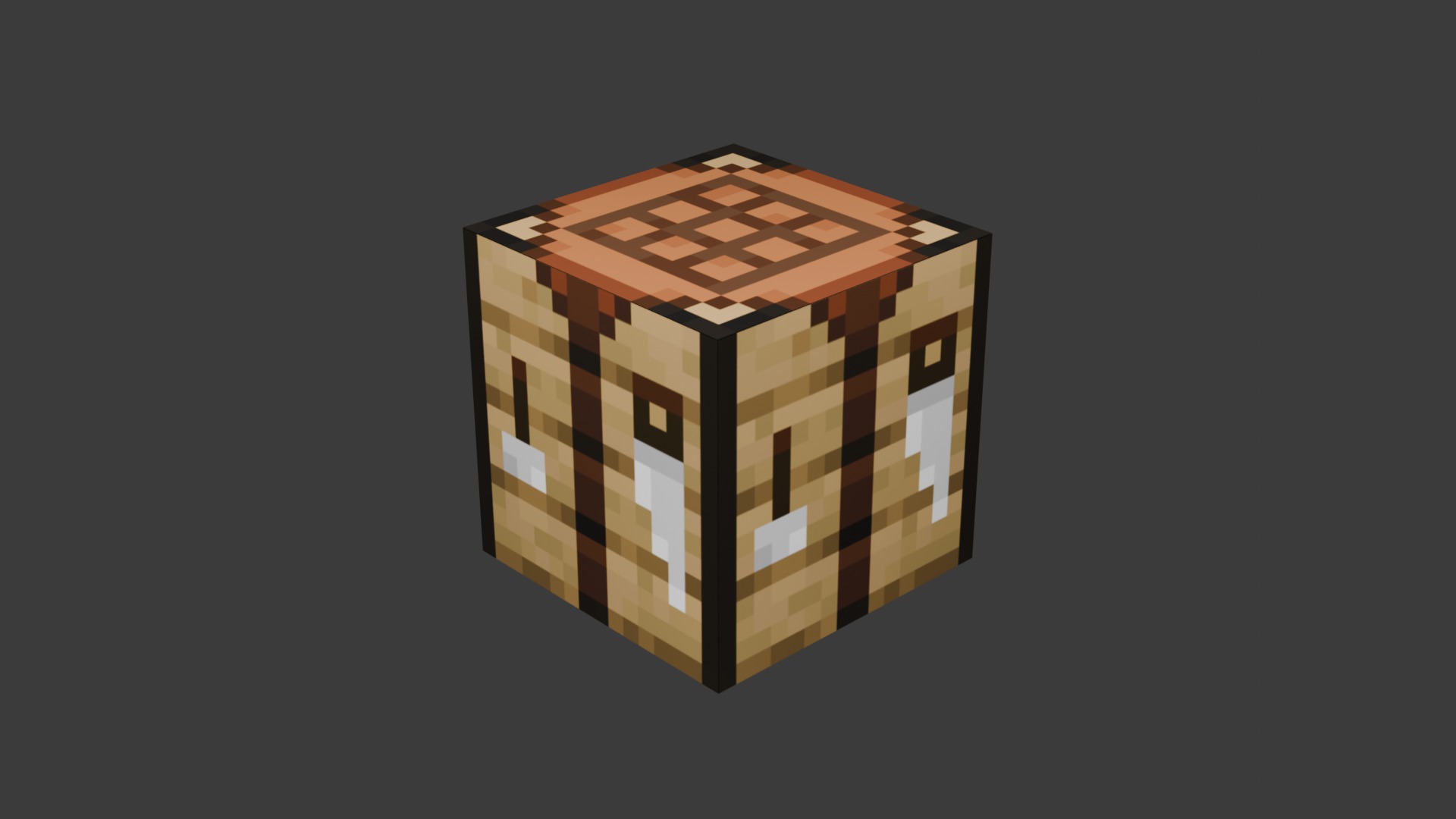 3D model Minecraft Crafting Table Block 3d model VR / AR / low-poly | CGTrader
