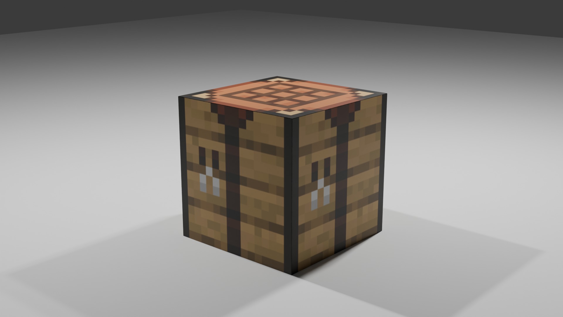 3D model Minecraft Crafting Table Block 3d model VR / AR / low-poly | CGTrader