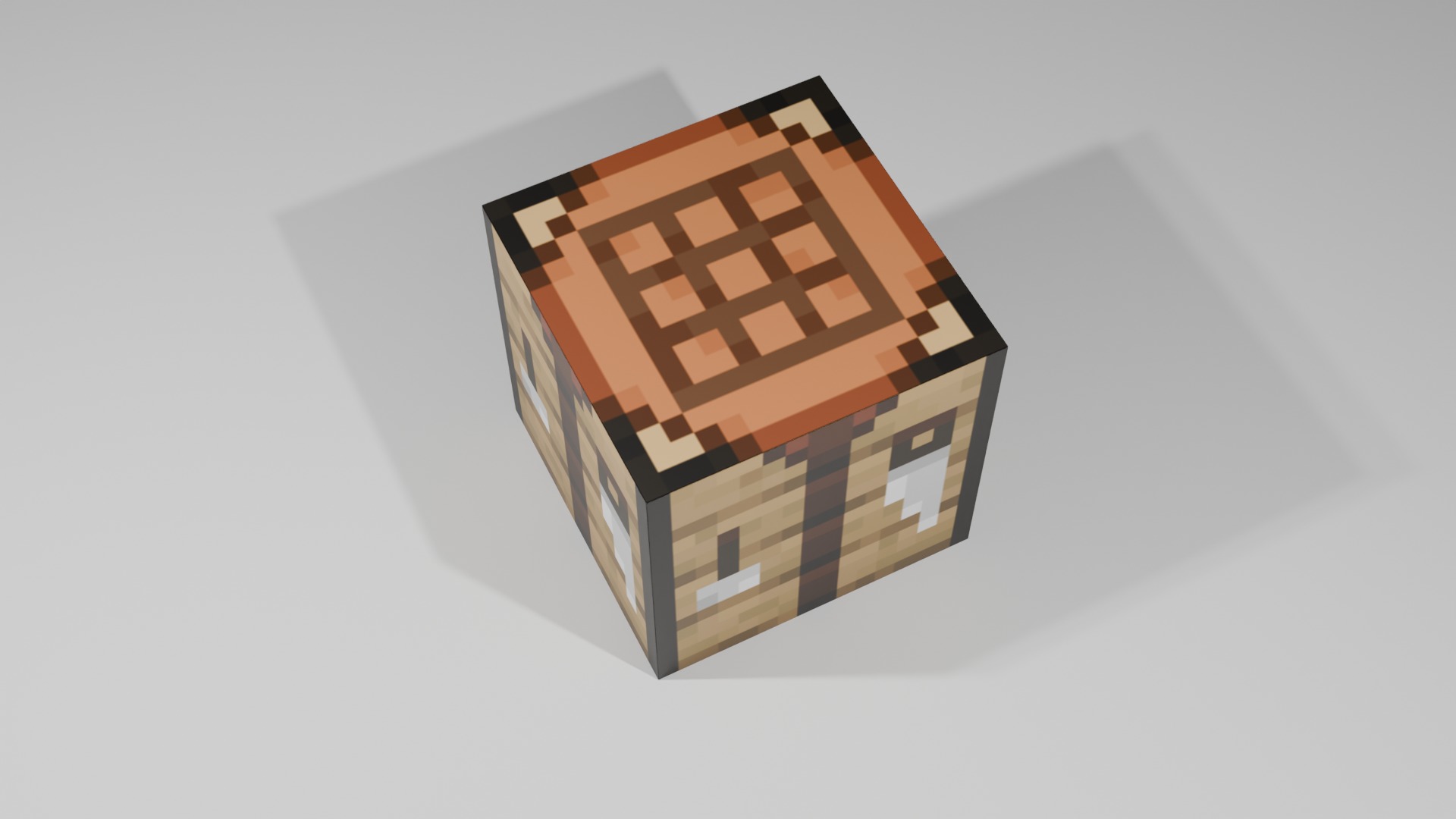 3D model Minecraft Crafting Table Block 3d model VR / AR / low-poly ...