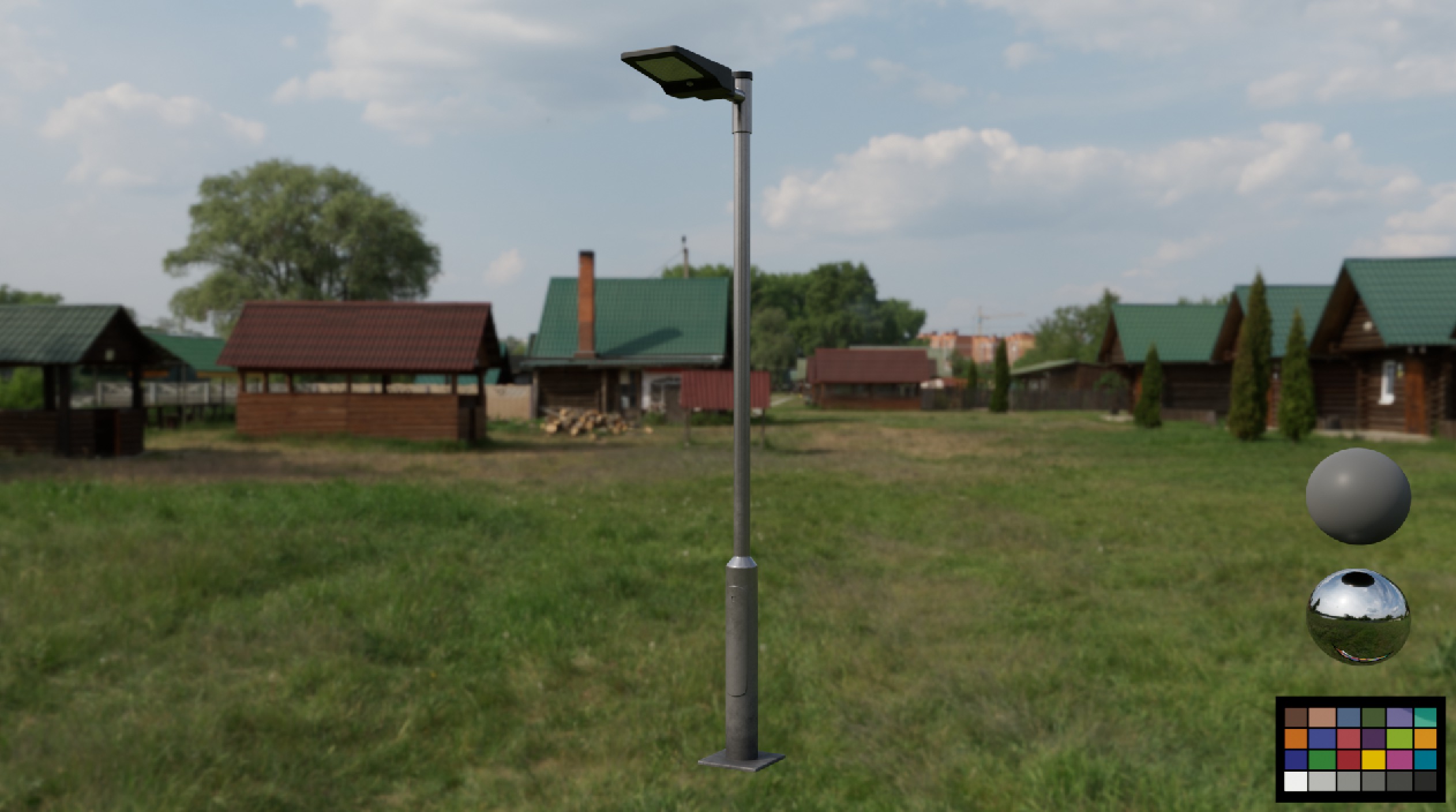 Street lamp 3D model free VR / AR / low-poly 3D model | CGTrader