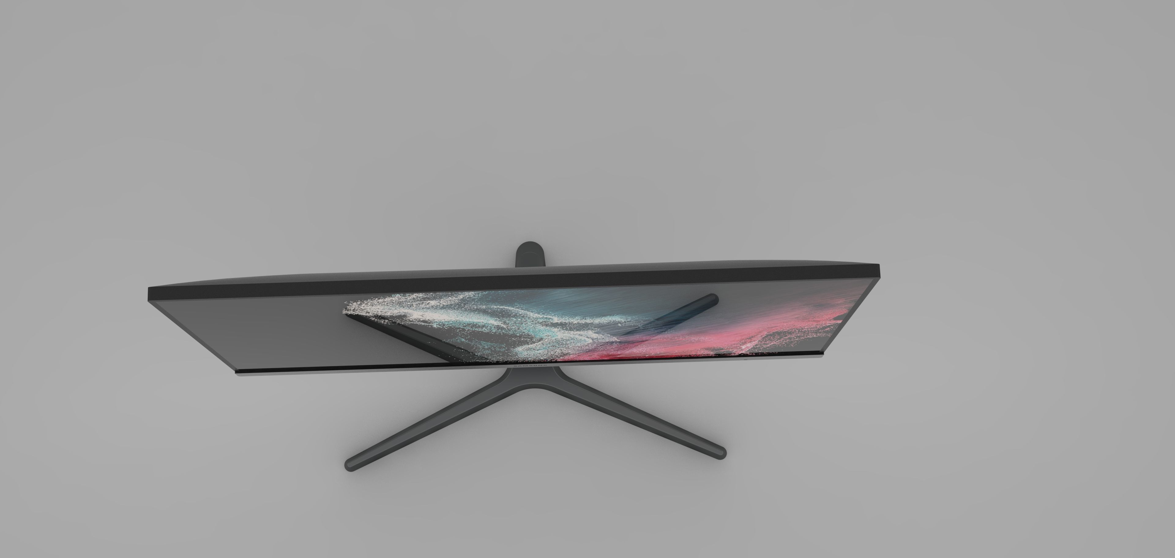 Realistic Samsung 24 Inch Monitor Detailed witch Vesa mount 3D model ...