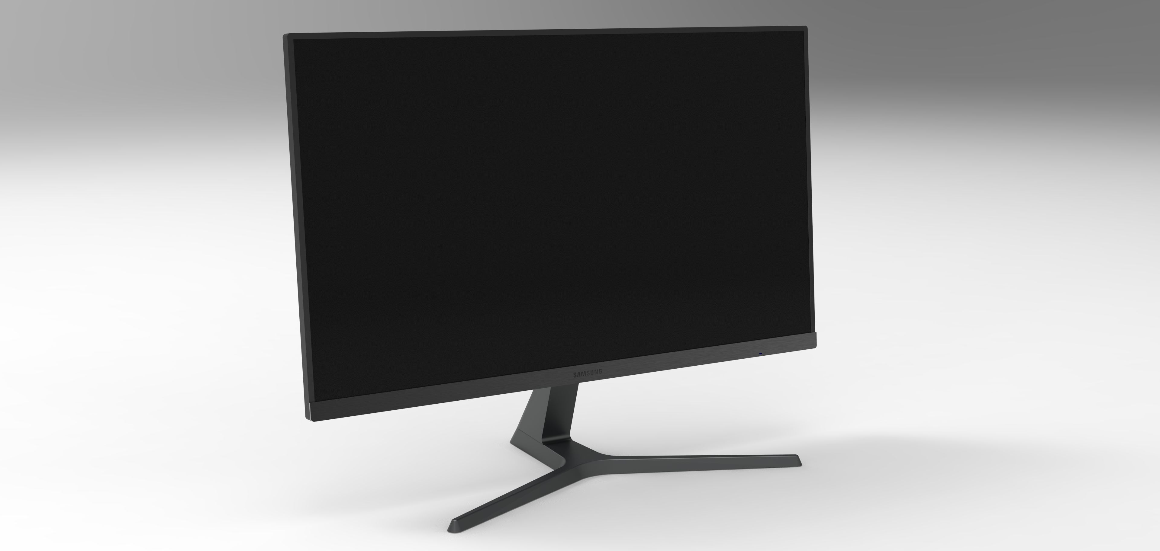 Realistic Samsung 24 Inch Monitor Detailed witch Vesa mount 3D model ...