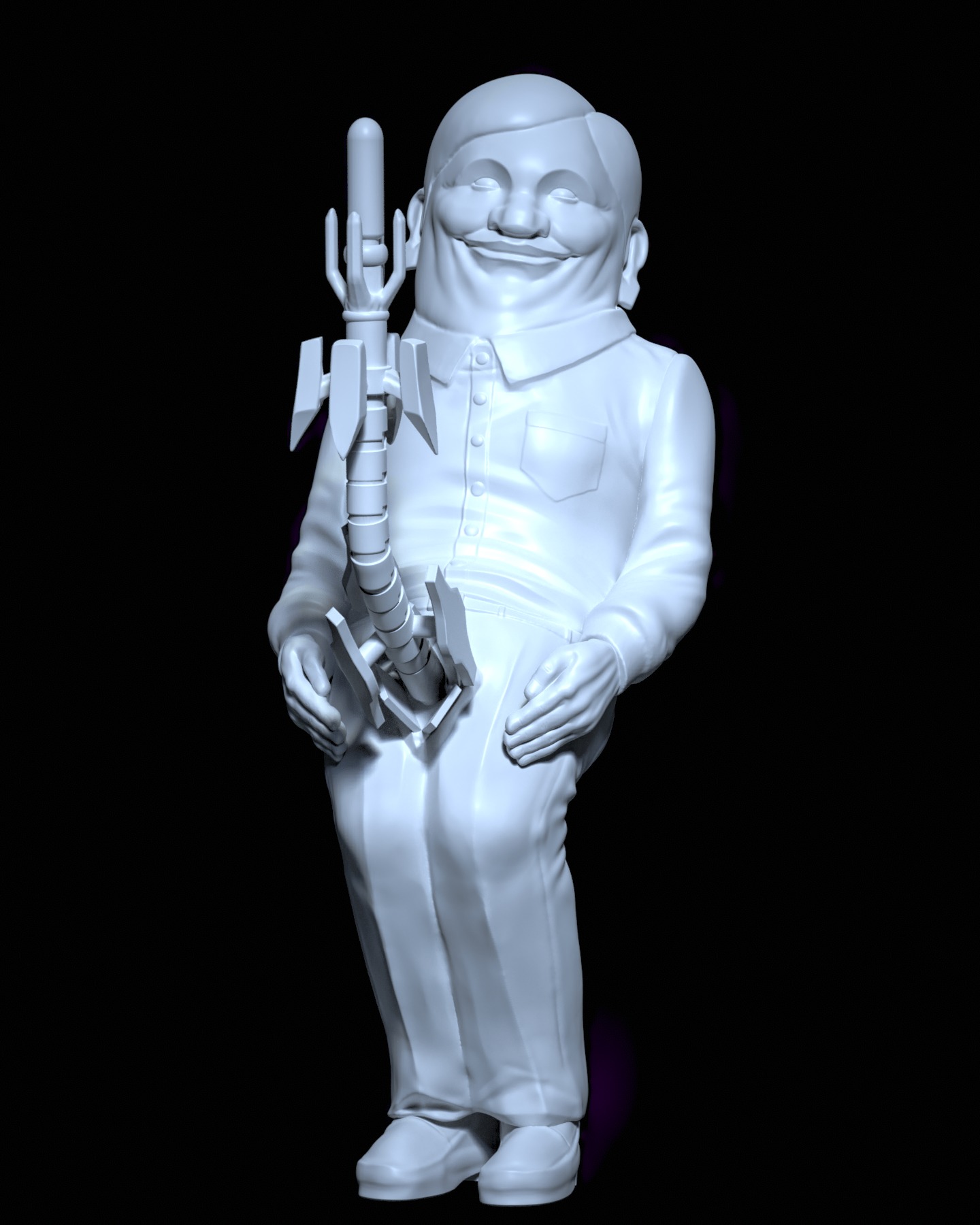 Dan Da Dan 2024 Serpo Alien Serpoian Serupo Seijin statue 3D model 3D ...