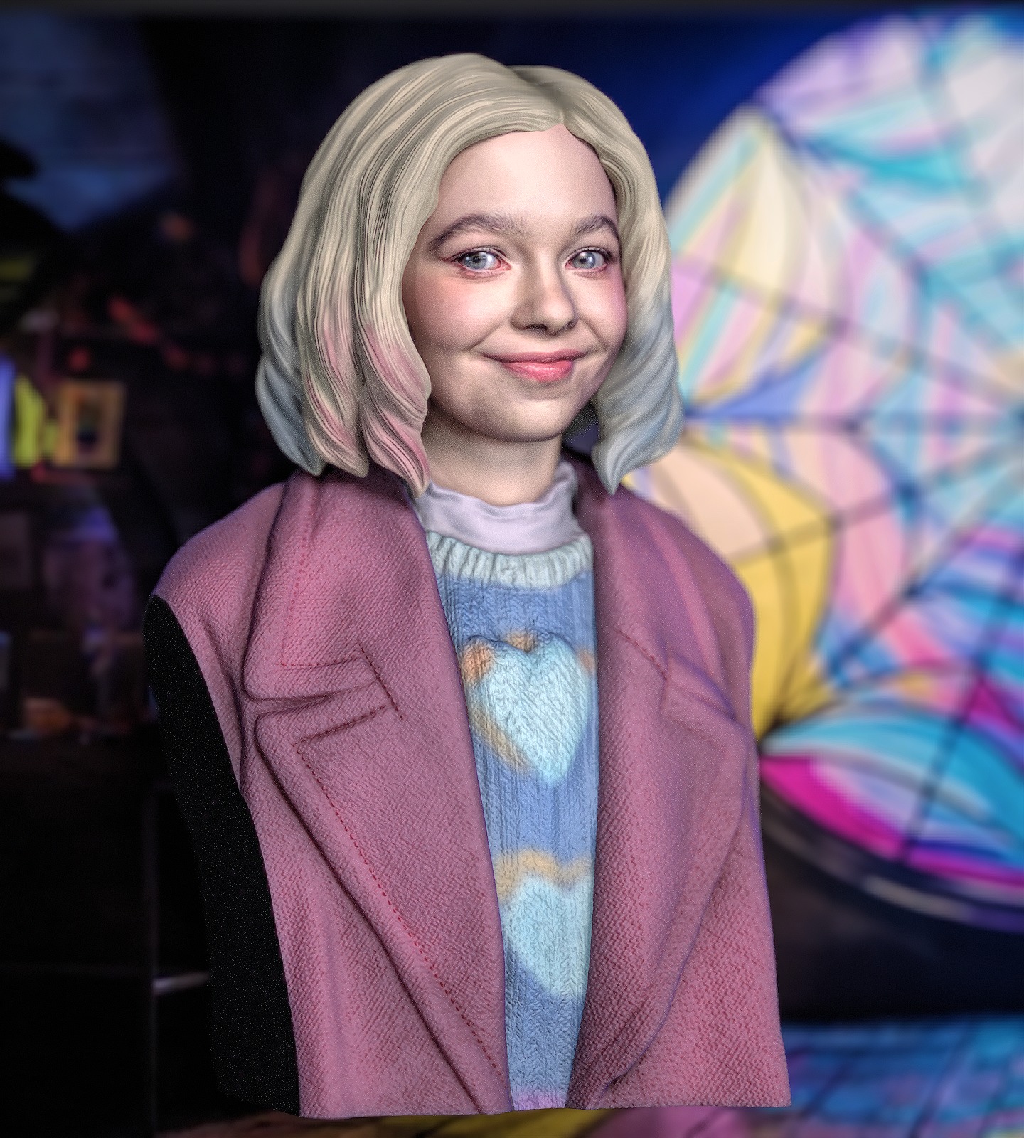 Wednesday Enid Sinclair Emma Myers Netflix 3D model 3D printable | CGTrader