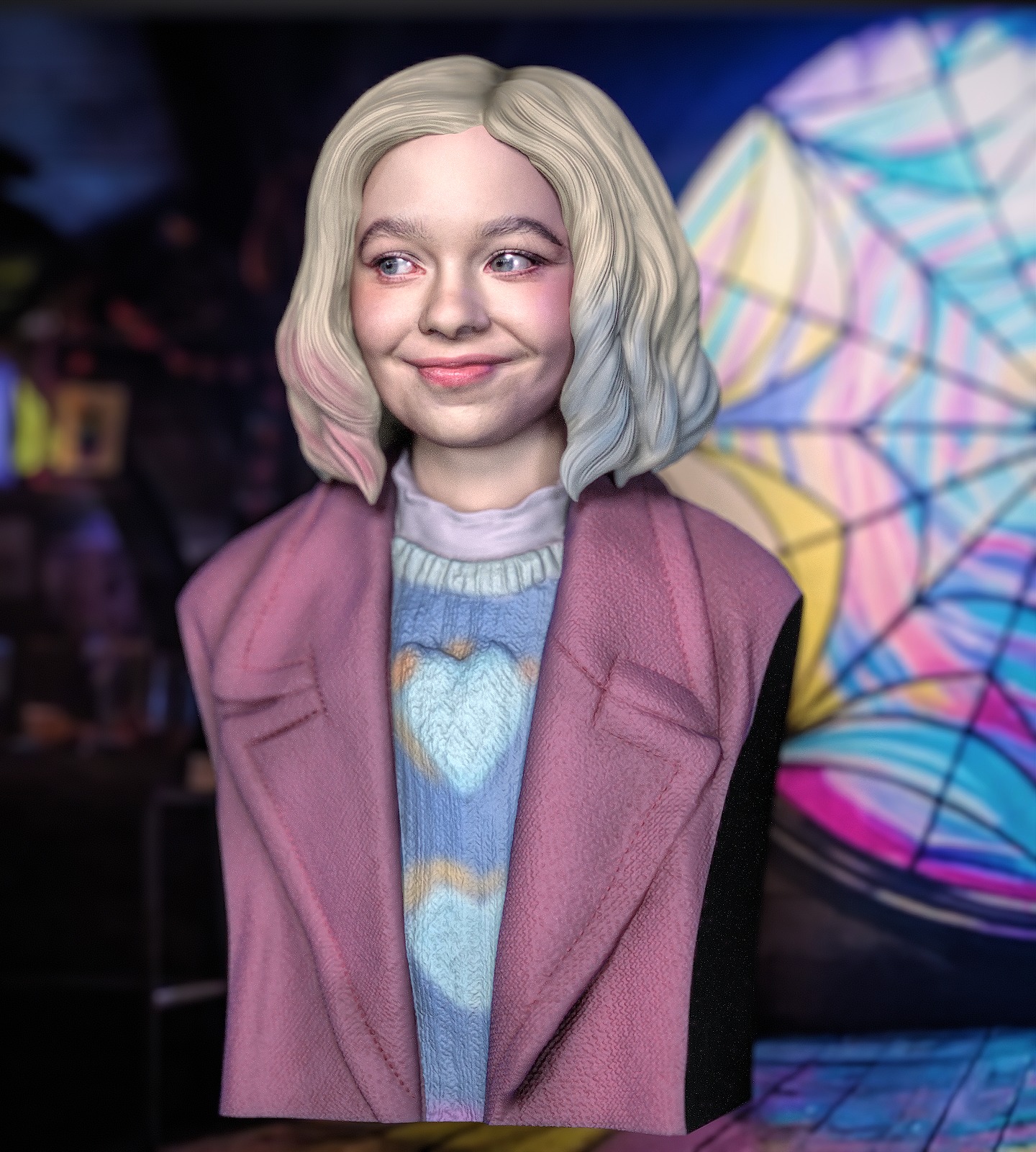 Wednesday Enid Sinclair Emma Myers Netflix 3D model 3D printable | CGTrader
