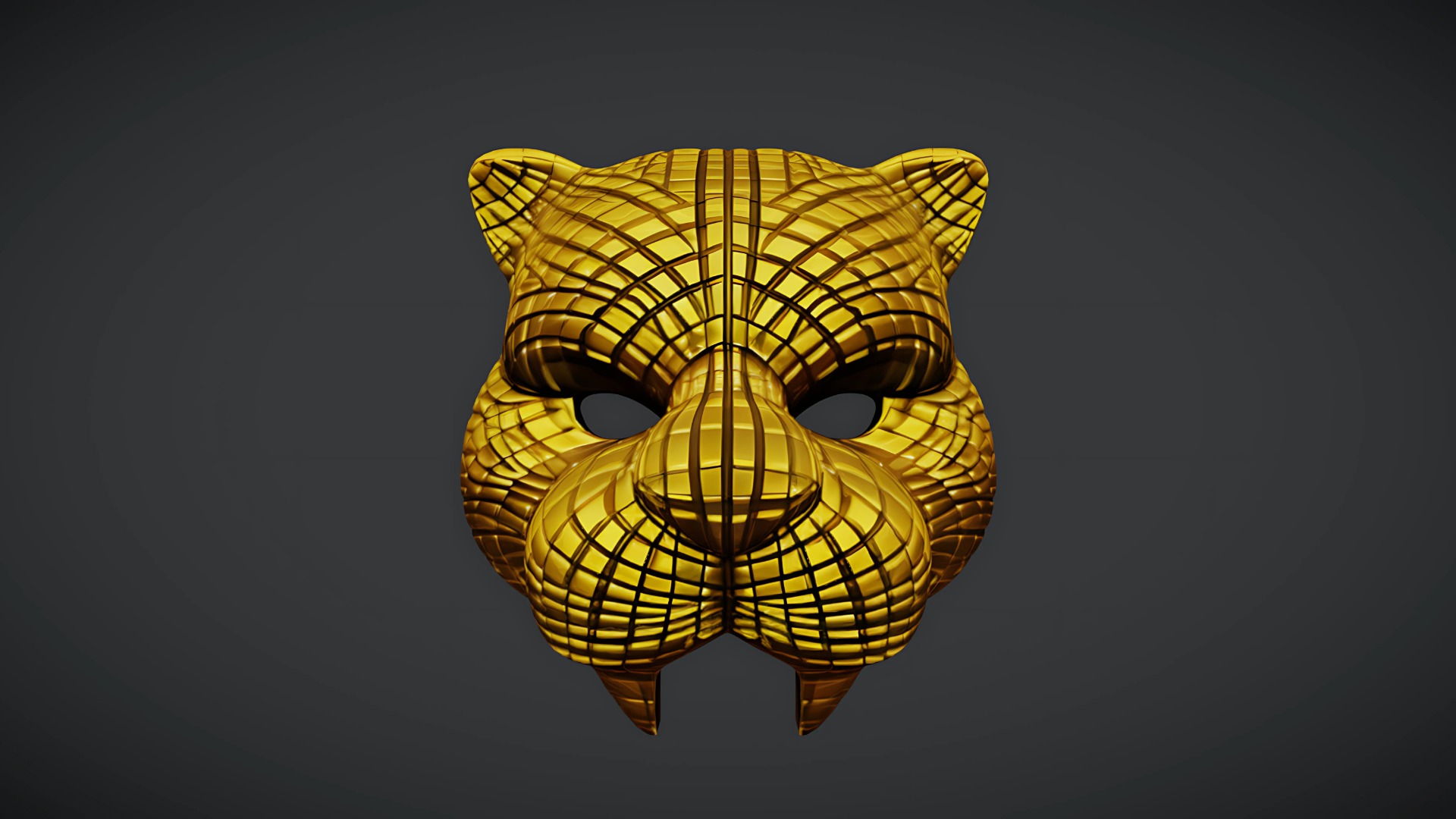3D model Panther VIP Mask - Squid Game - VR / AR / low-poly | CGTrader