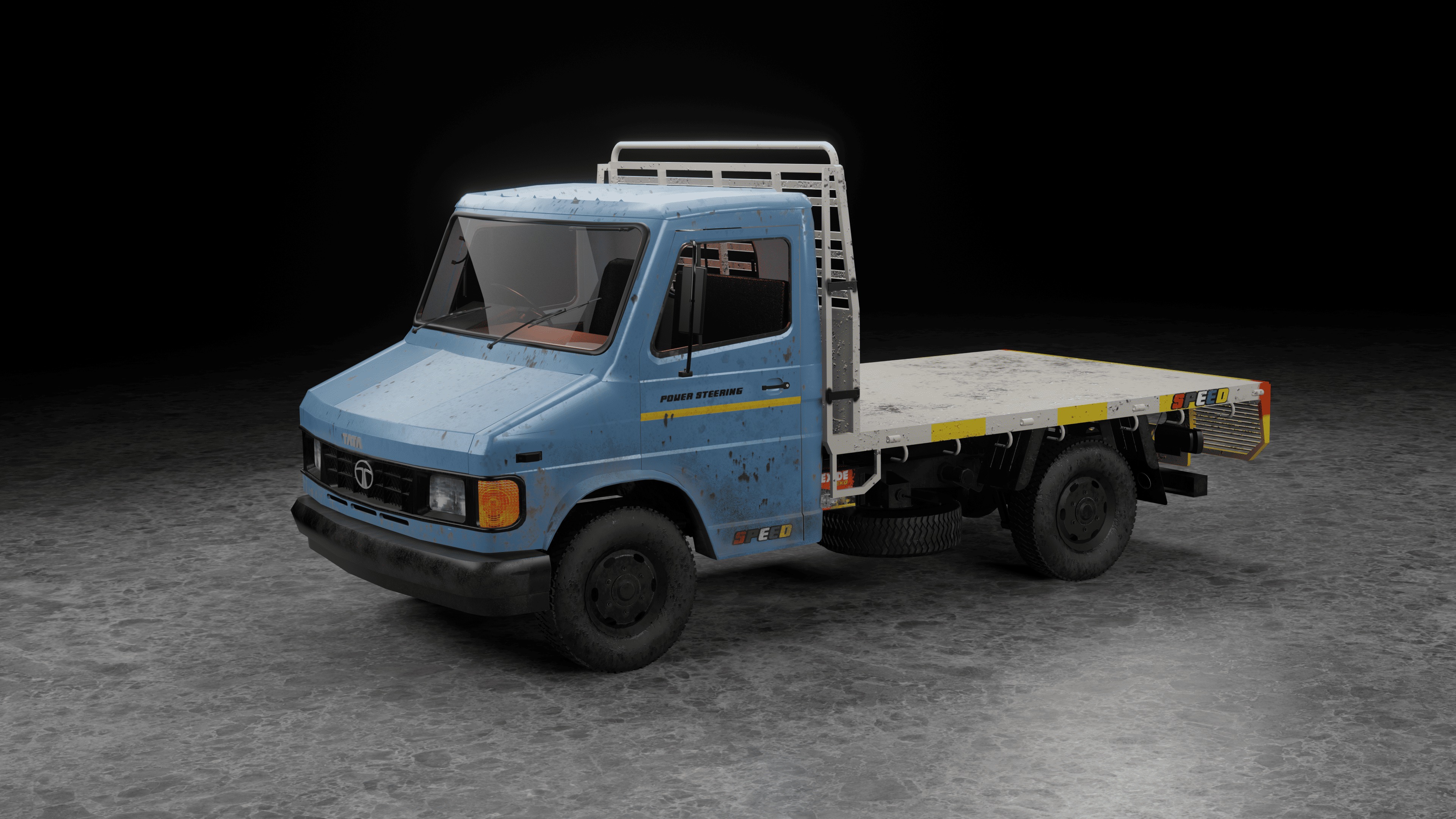 TATA 407 ICONIC INDIAN TRUCK 3D model | CGTrader