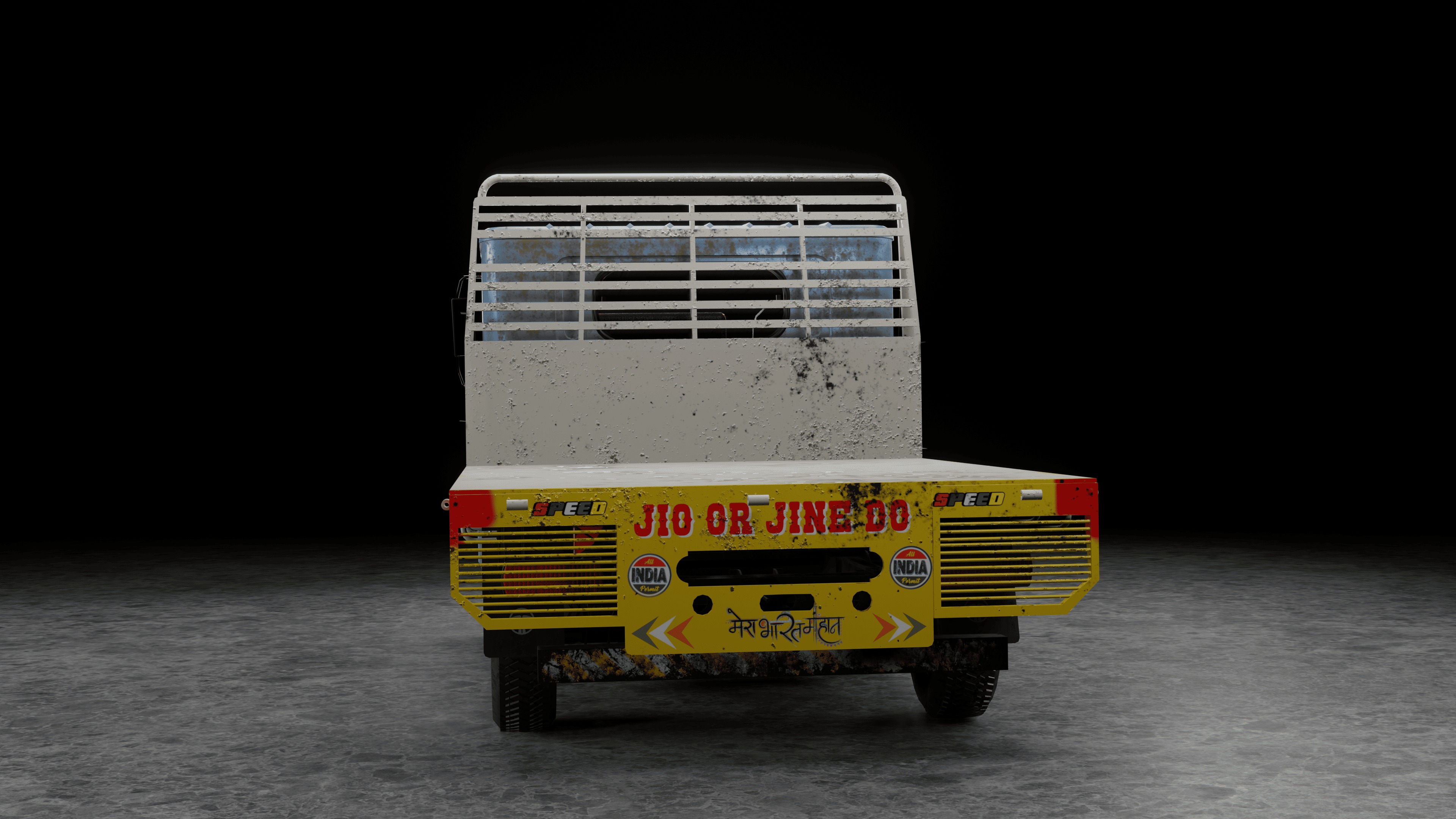 TATA 407 ICONIC INDIAN TRUCK 3D model | CGTrader