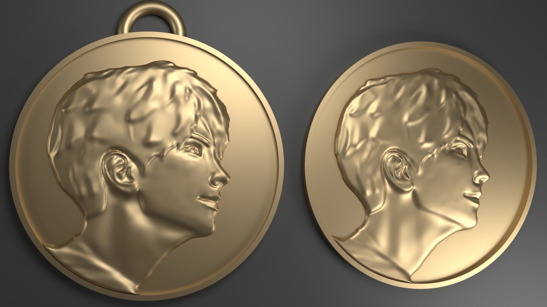 Caleb Coin Medal Love and Deepspace 3D model 3D printable | CGTrader