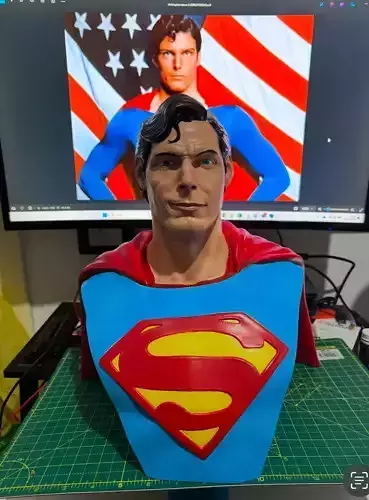 Superman Christopher Reeve free 3D model | CGTrader