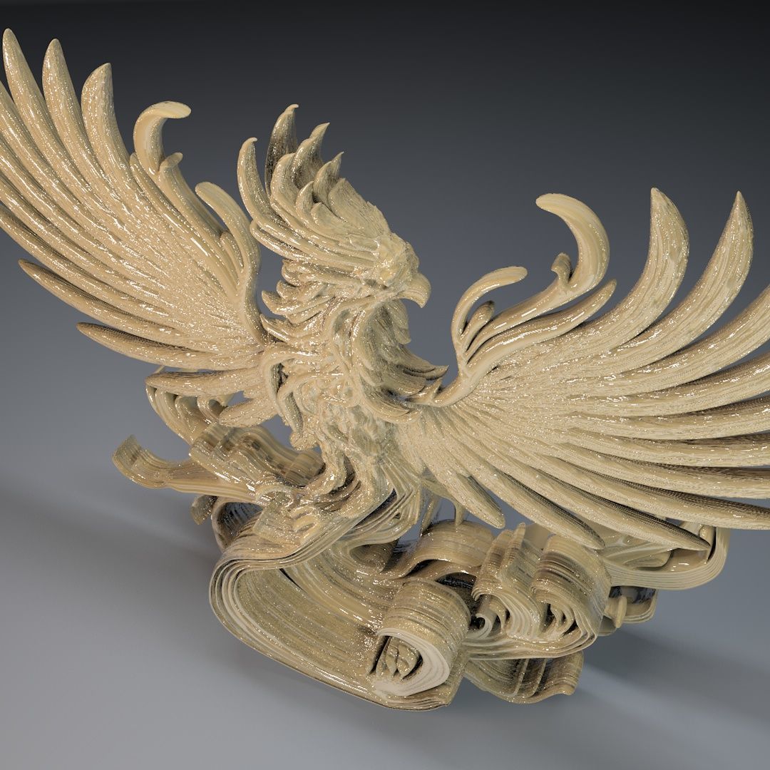 Phoenix 3D model 3D printable | CGTrader