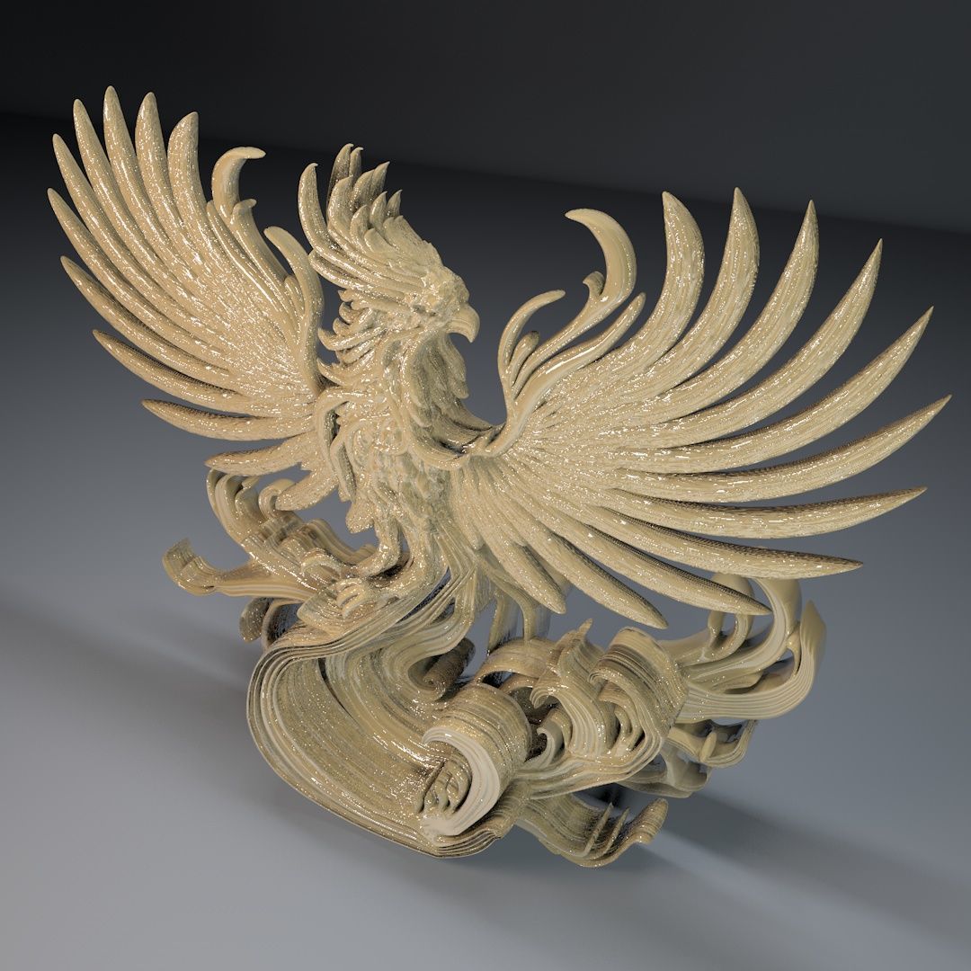 Phoenix 3D model 3D printable | CGTrader
