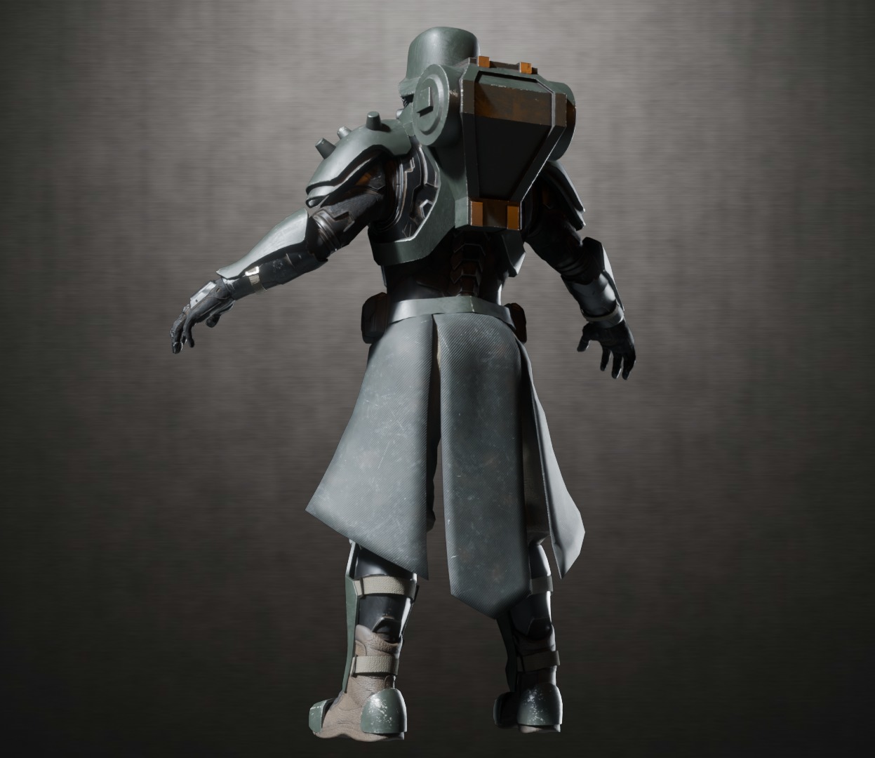 Armored soldier Wolfpack 3D model rigged | CGTrader