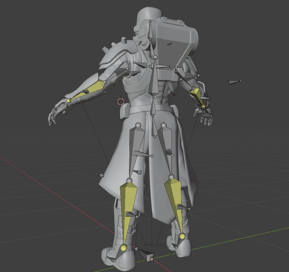 Armored soldier Wolfpack 3D model rigged | CGTrader