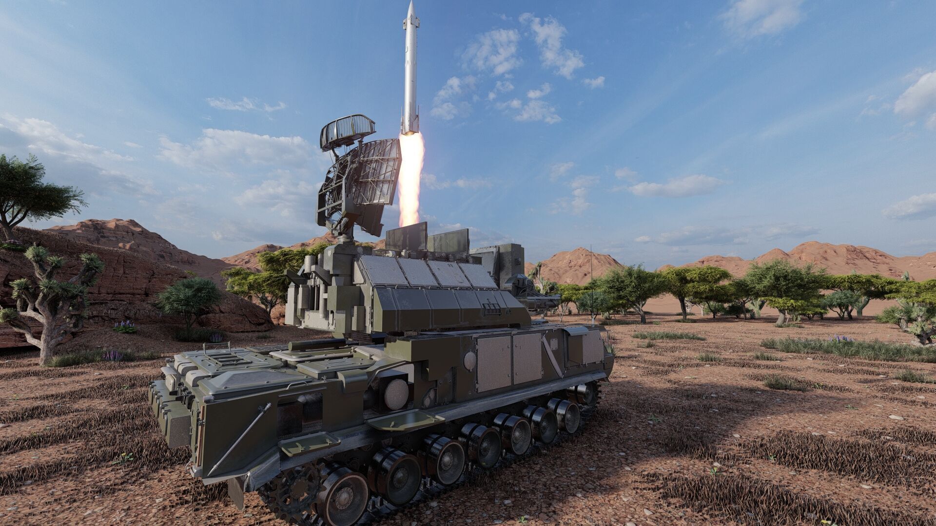 TOR M1 missile system 3D model | CGTrader