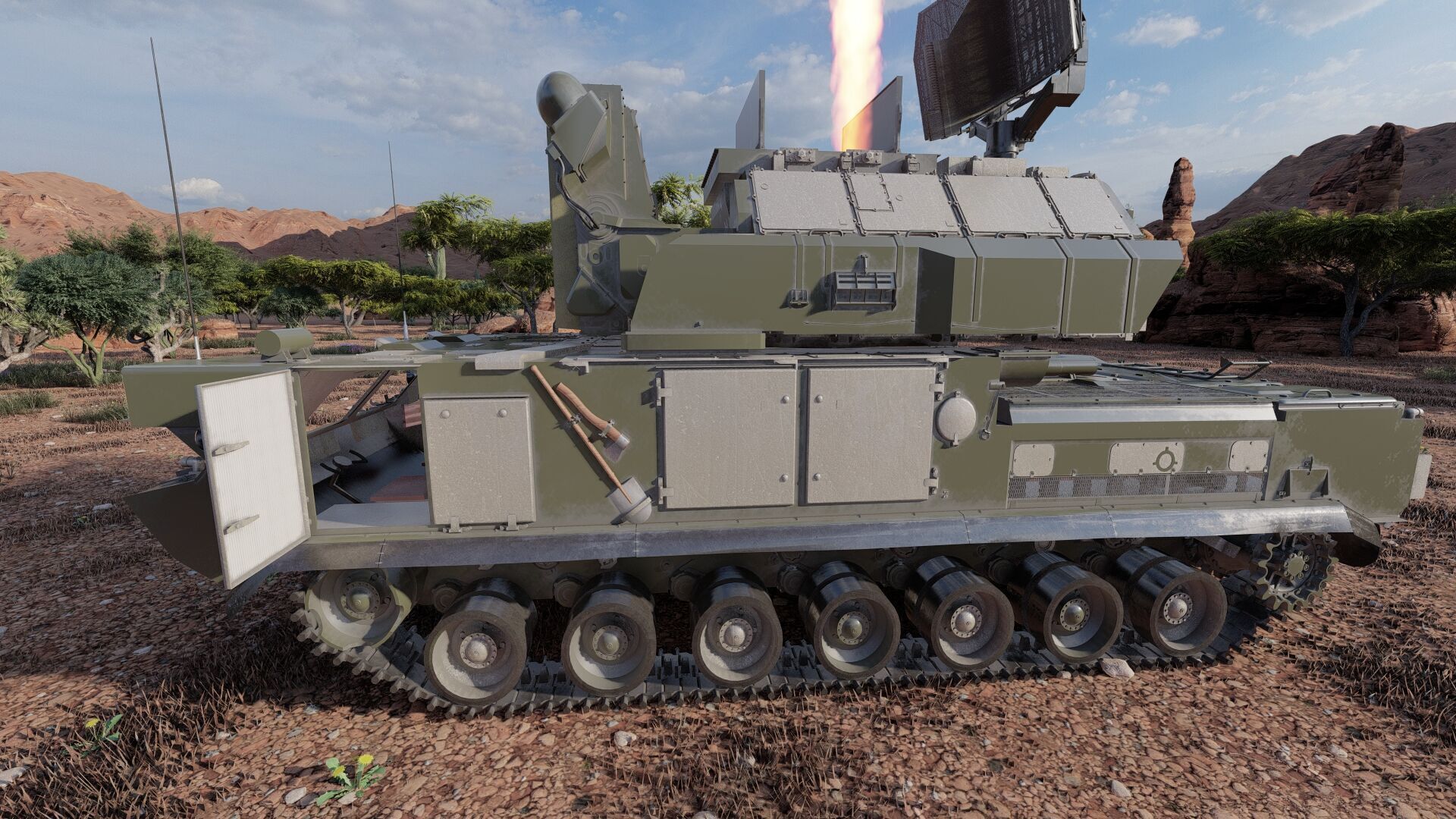 TOR M1 missile system 3D model | CGTrader