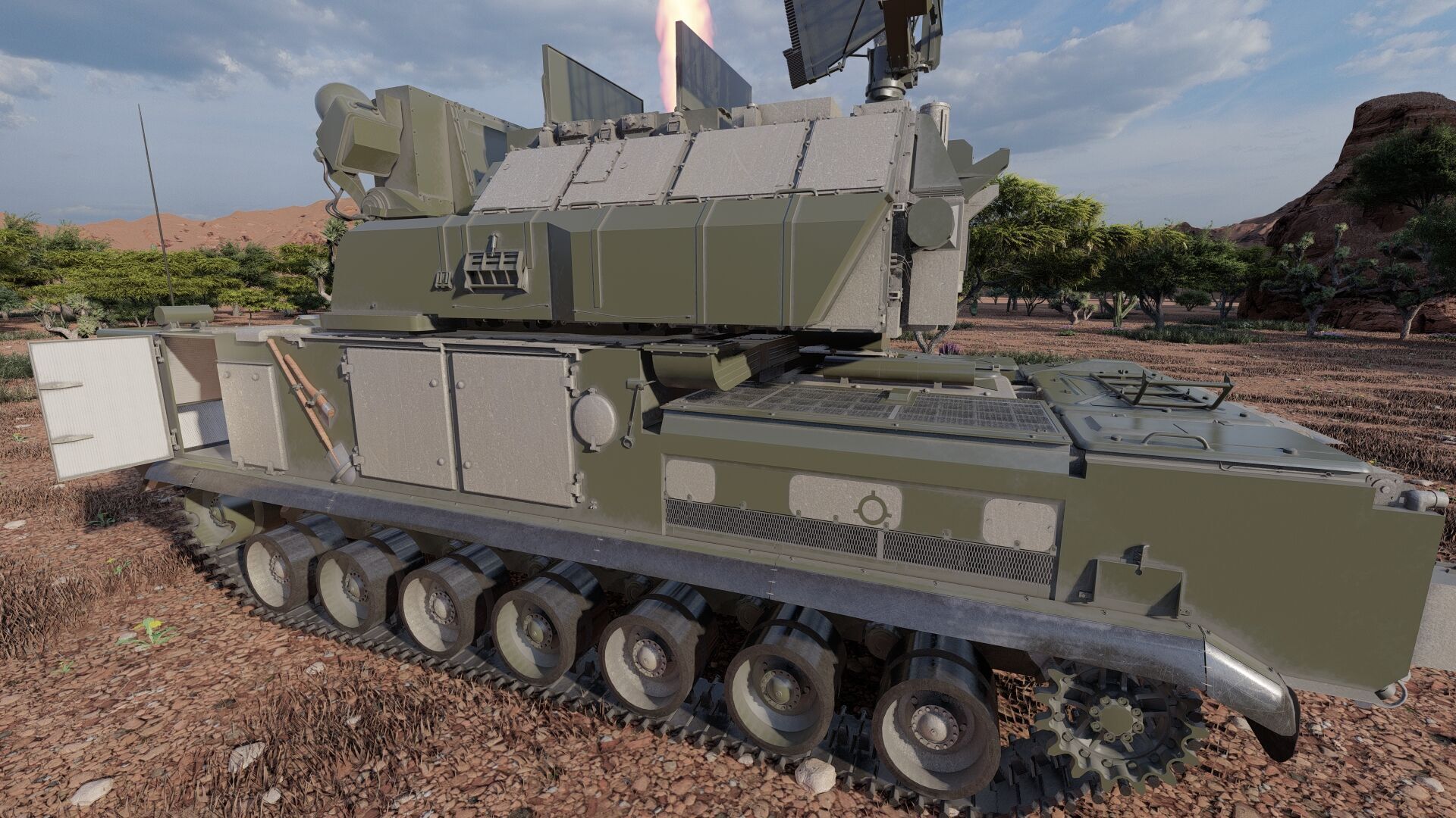 TOR M1 missile system 3D model | CGTrader