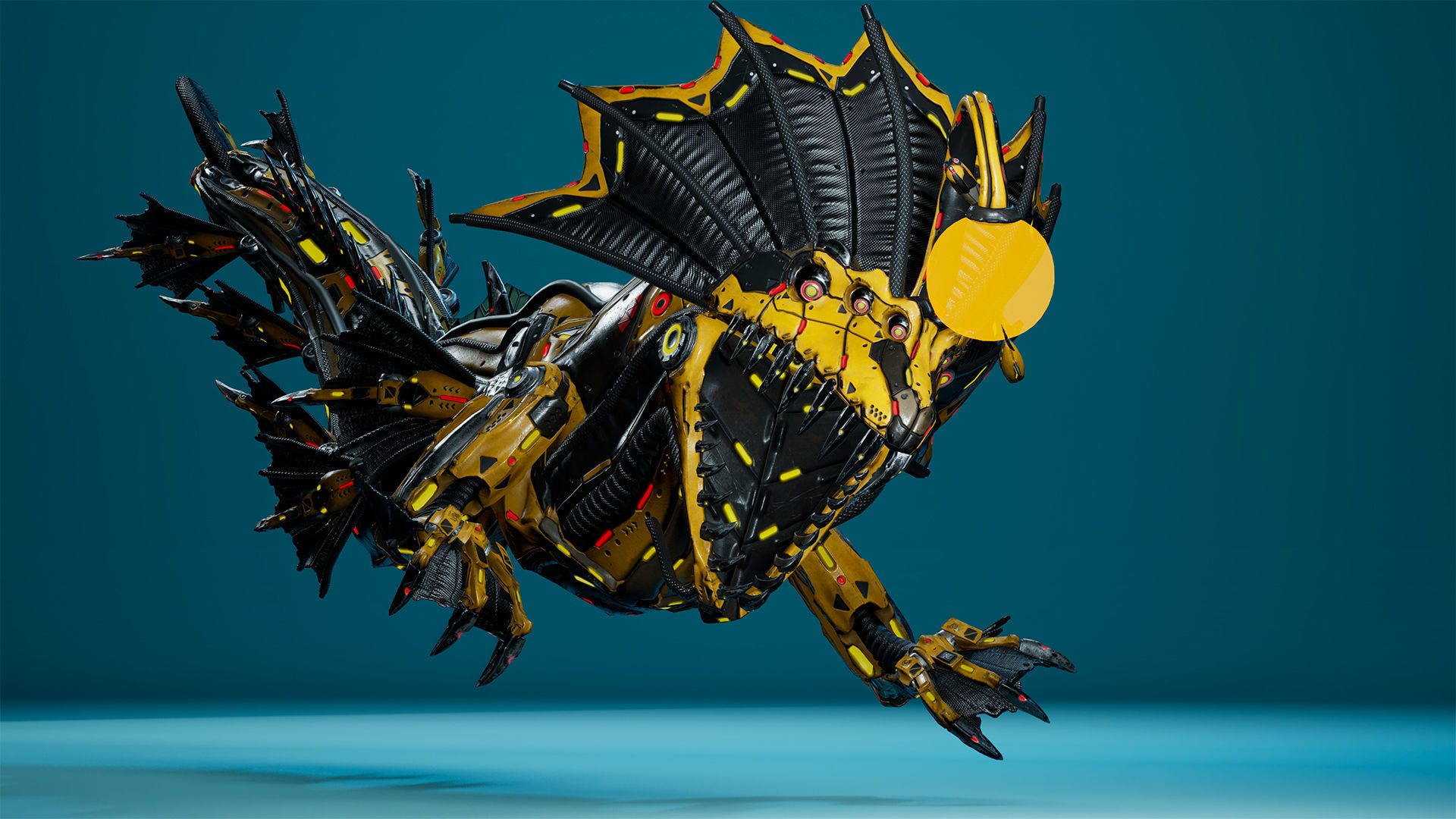 3D model Sci-Fi Angler Fish VR / AR / low-poly | CGTrader