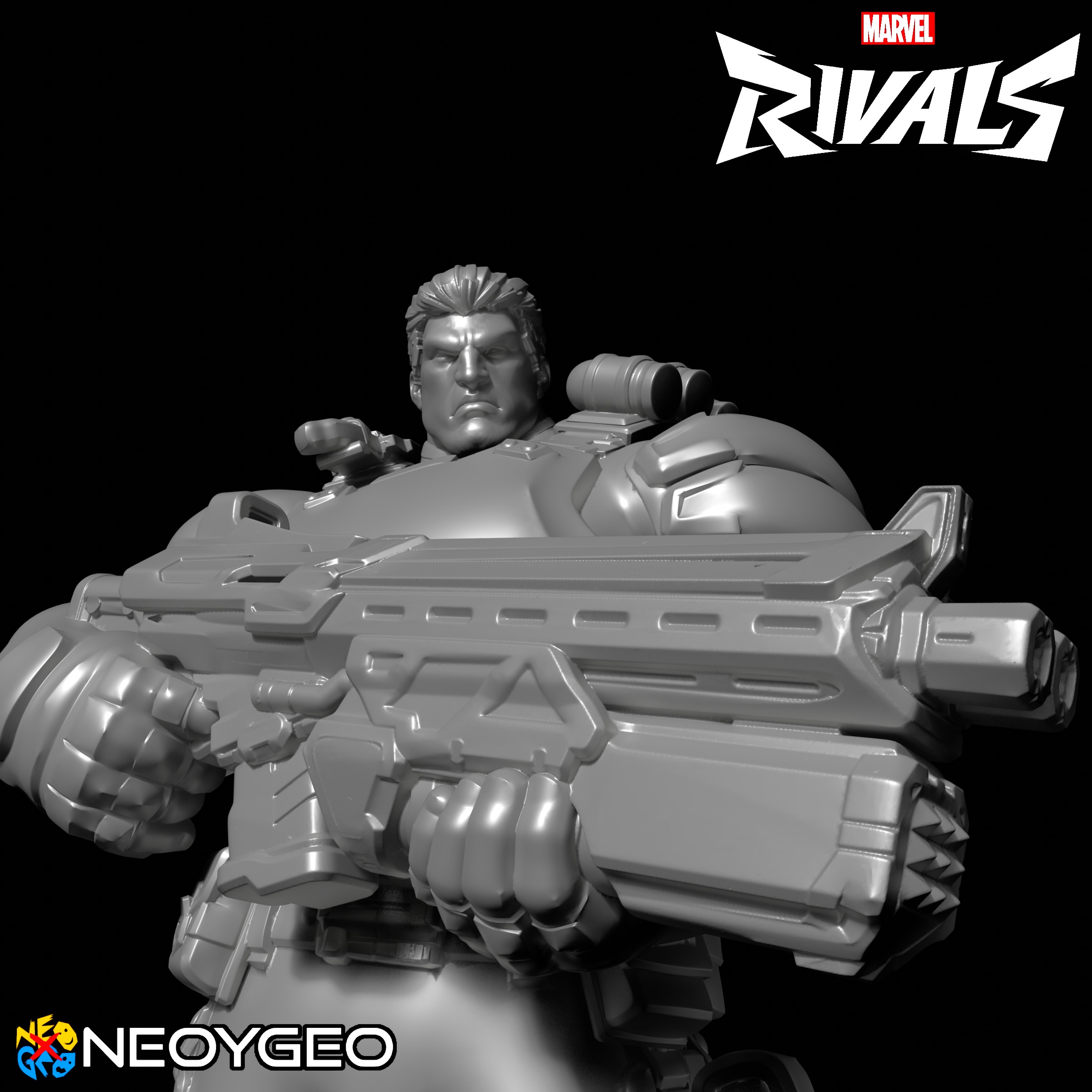 THE PUNISHER - MARVEL RIVALS 3D model 3D printable | CGTrader
