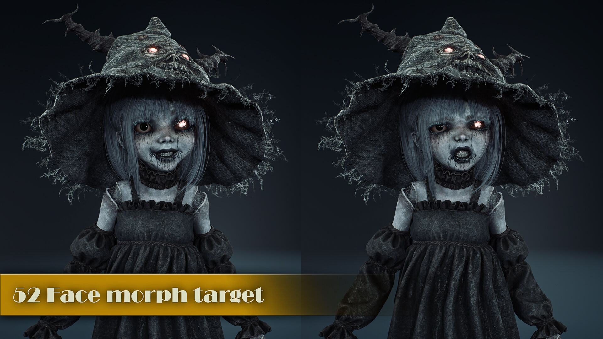 3D model Cursed Doll VR / AR / low-poly | CGTrader