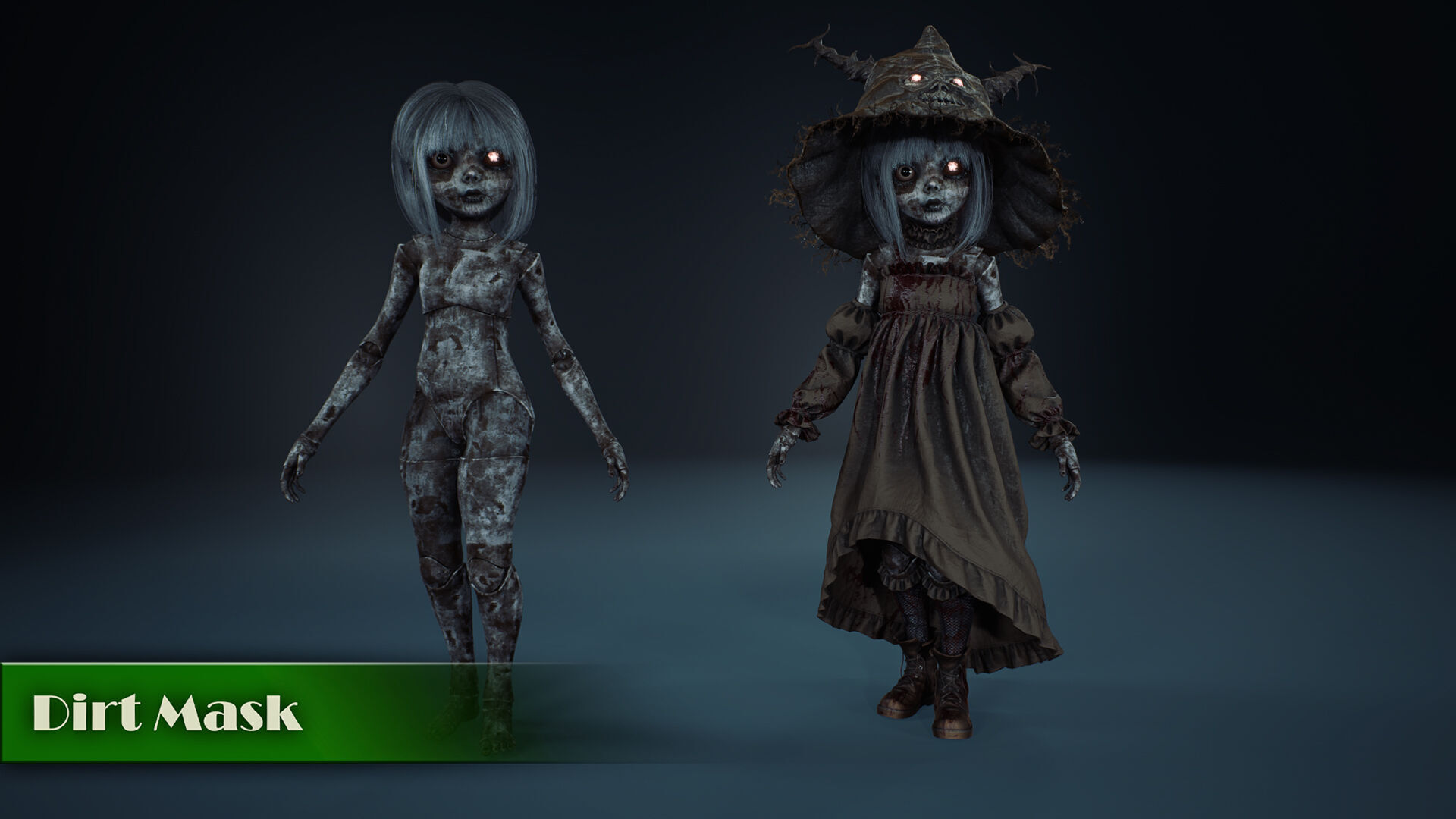 3D model Cursed Doll VR / AR / low-poly | CGTrader