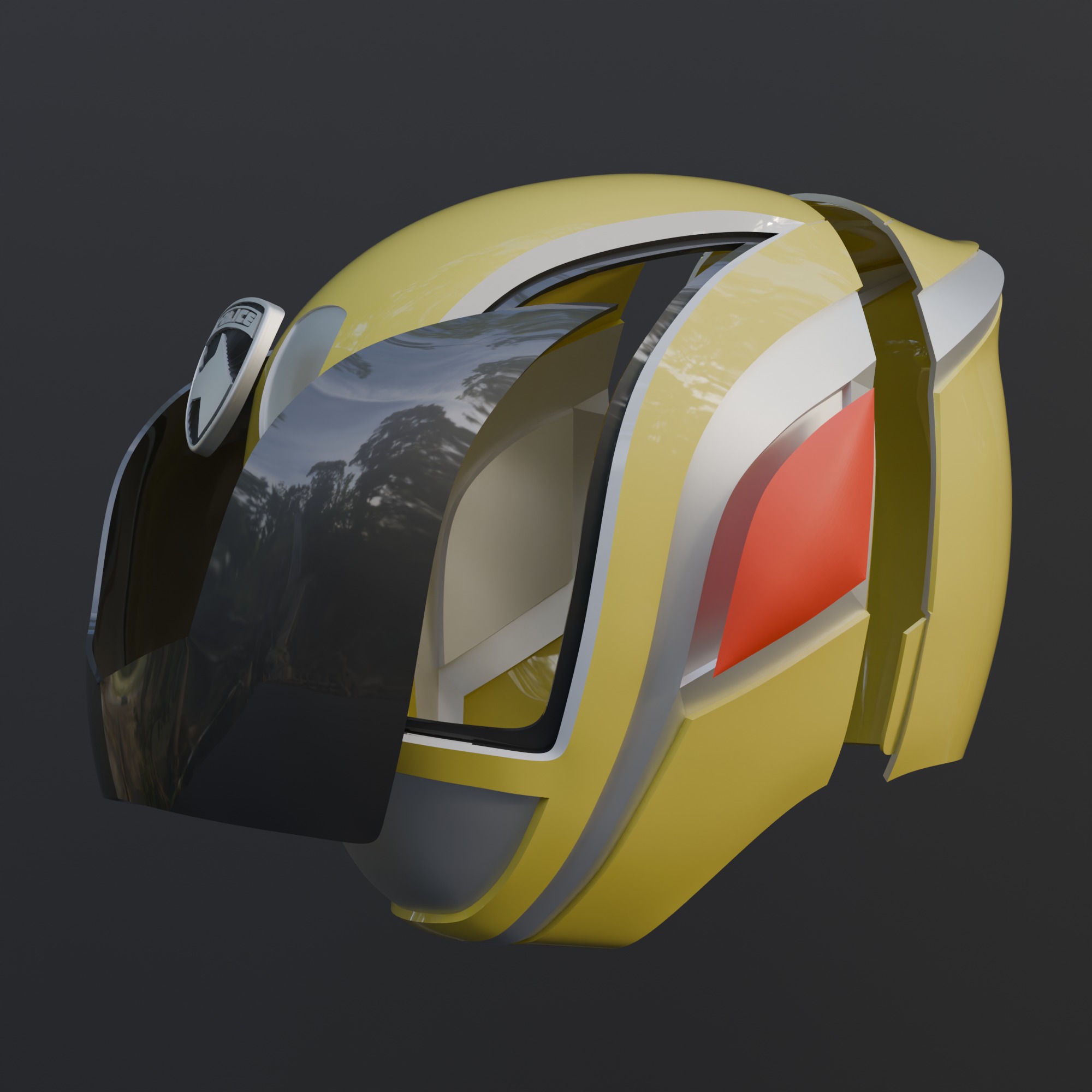 Power rangers SPD Dekaranger sentai Yellow Wearable 3D model 3D ...