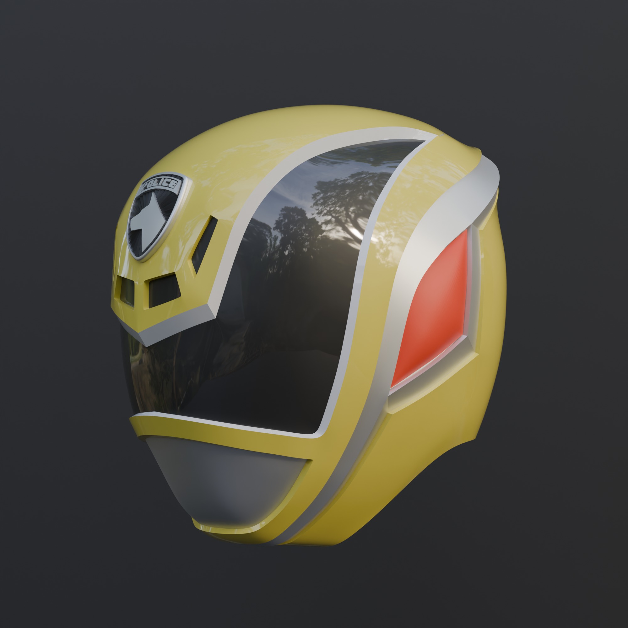 Power rangers SPD Dekaranger sentai Yellow Wearable 3D model 3D ...