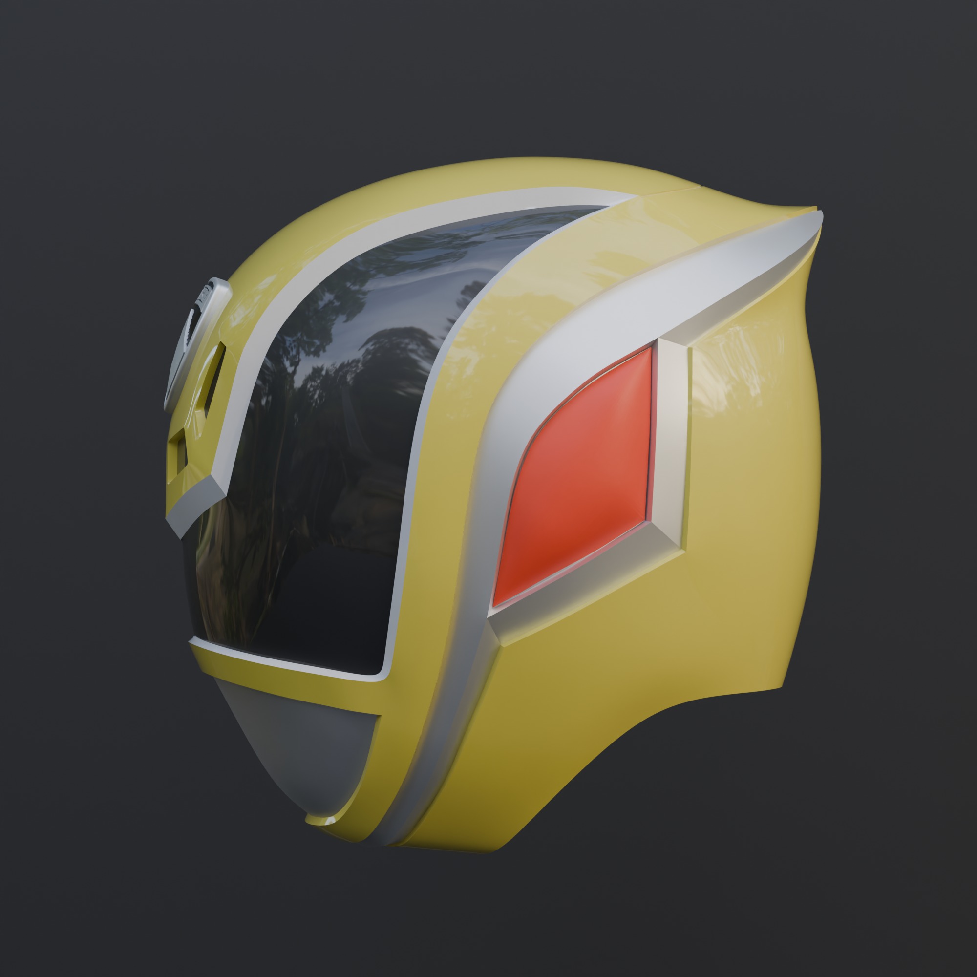 Power rangers SPD Dekaranger sentai Yellow Wearable 3D model 3D ...