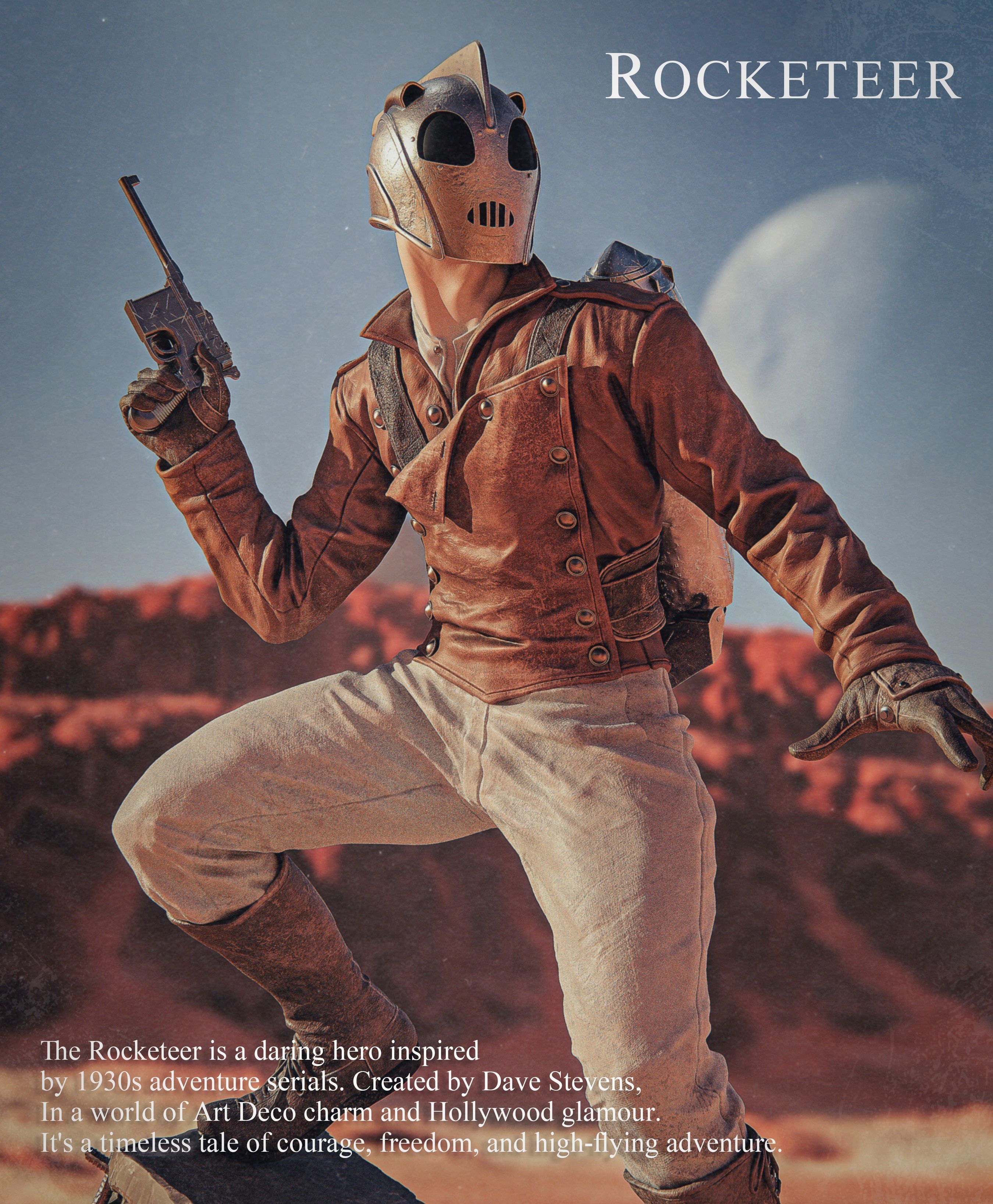 Rocketeer 3D Print 3D model 3D printable | CGTrader
