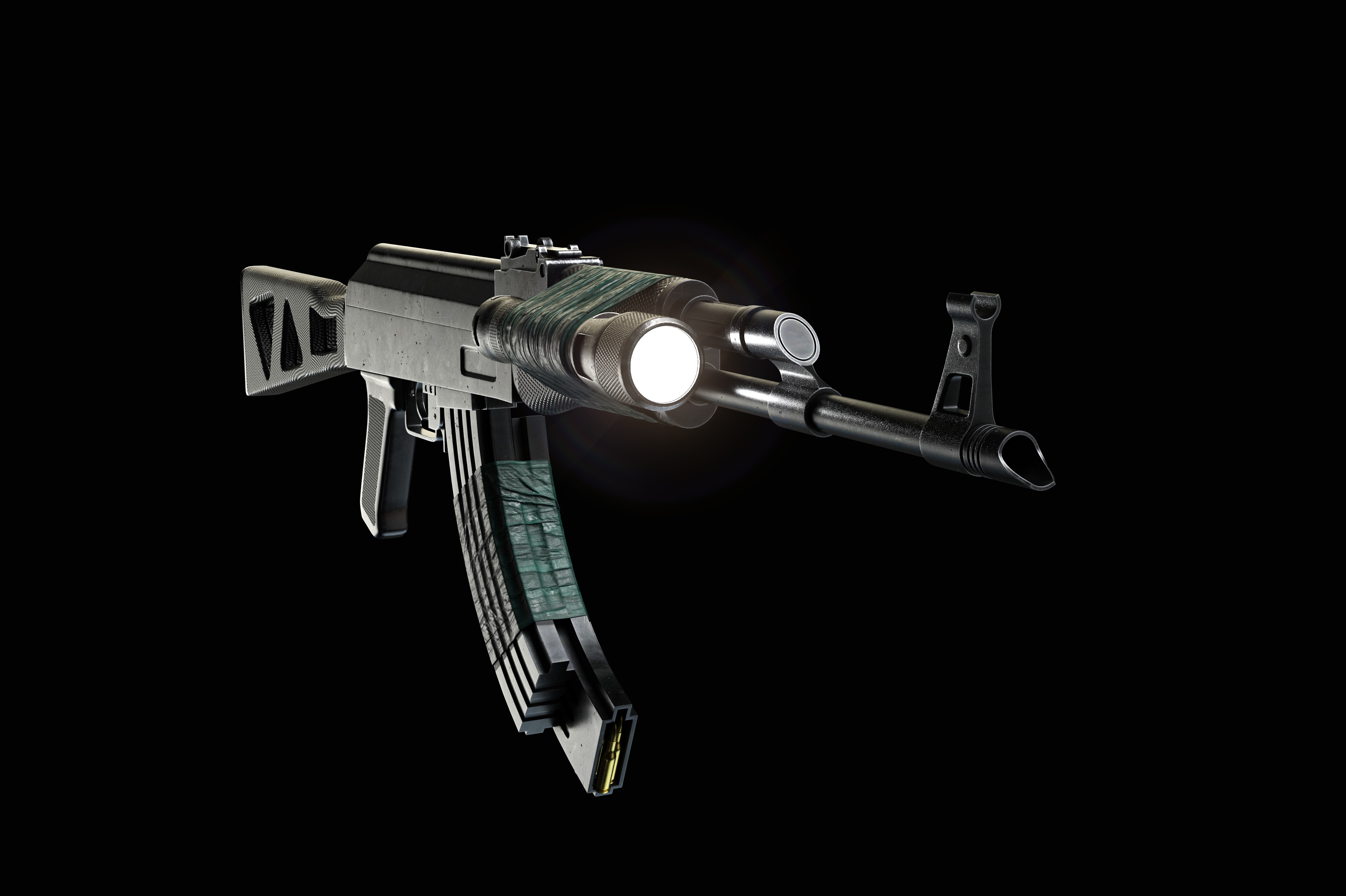AK 47 free 3D model | CGTrader