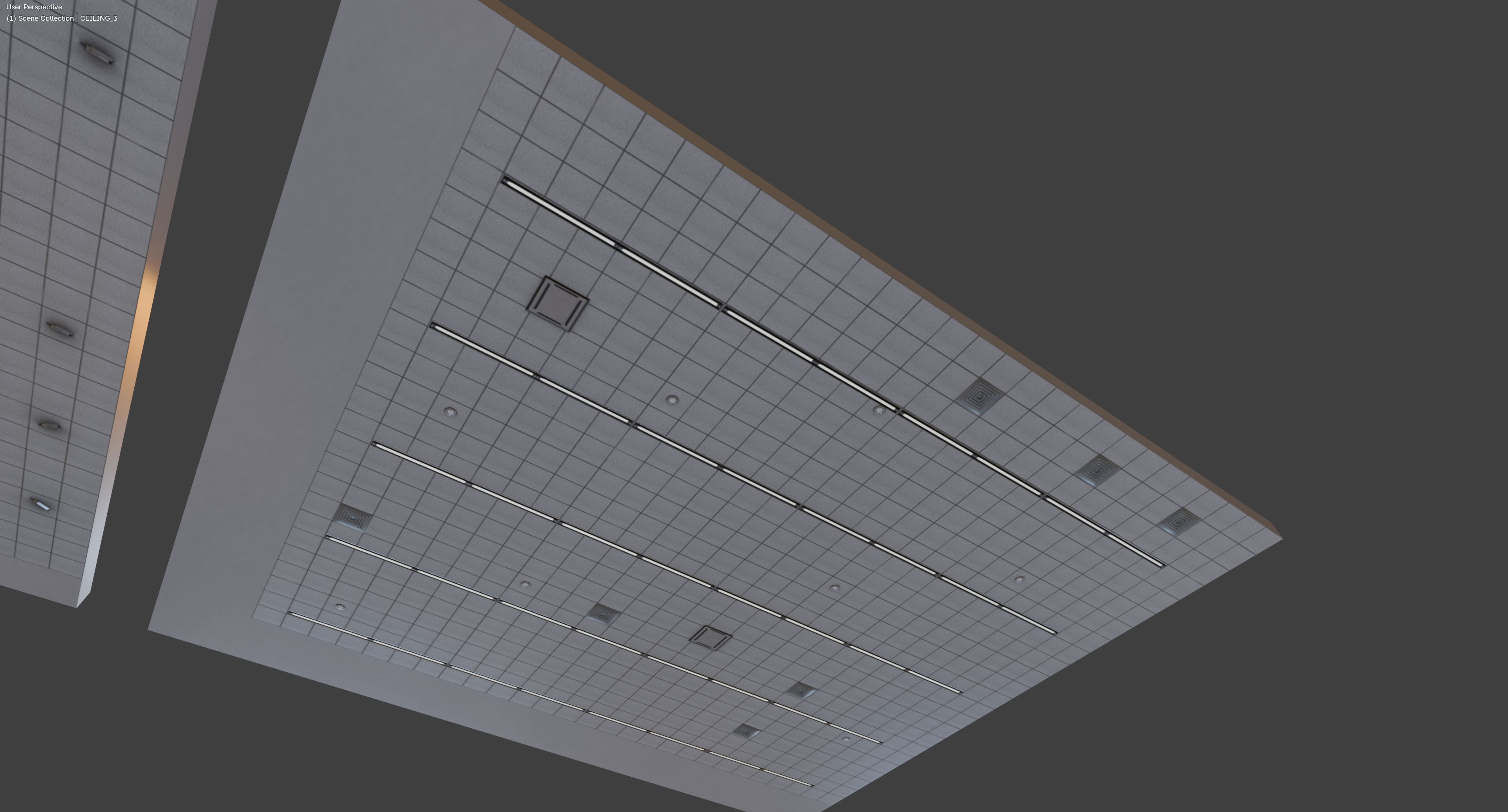 3D model Simple Office Celling Texture Pack VR / AR / low-poly | CGTrader